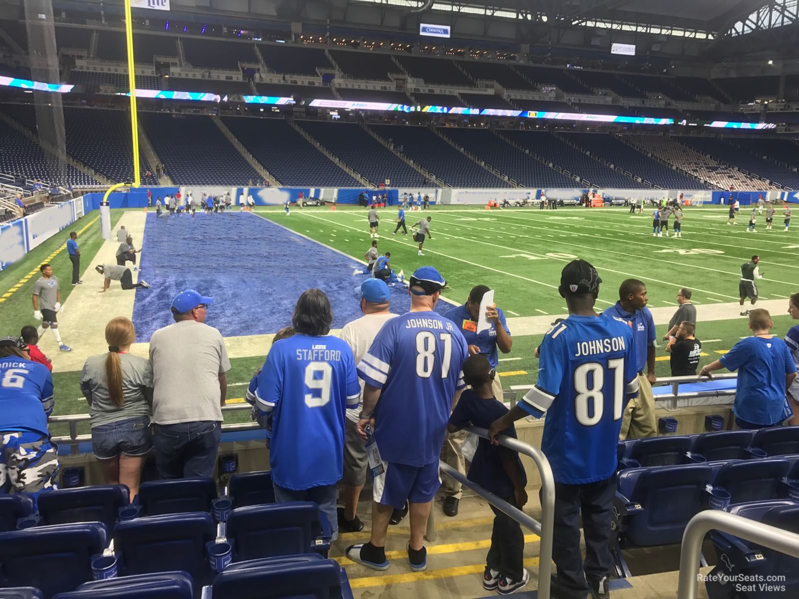 Ford Field Section 101 Detroit Lions RateYourSeats