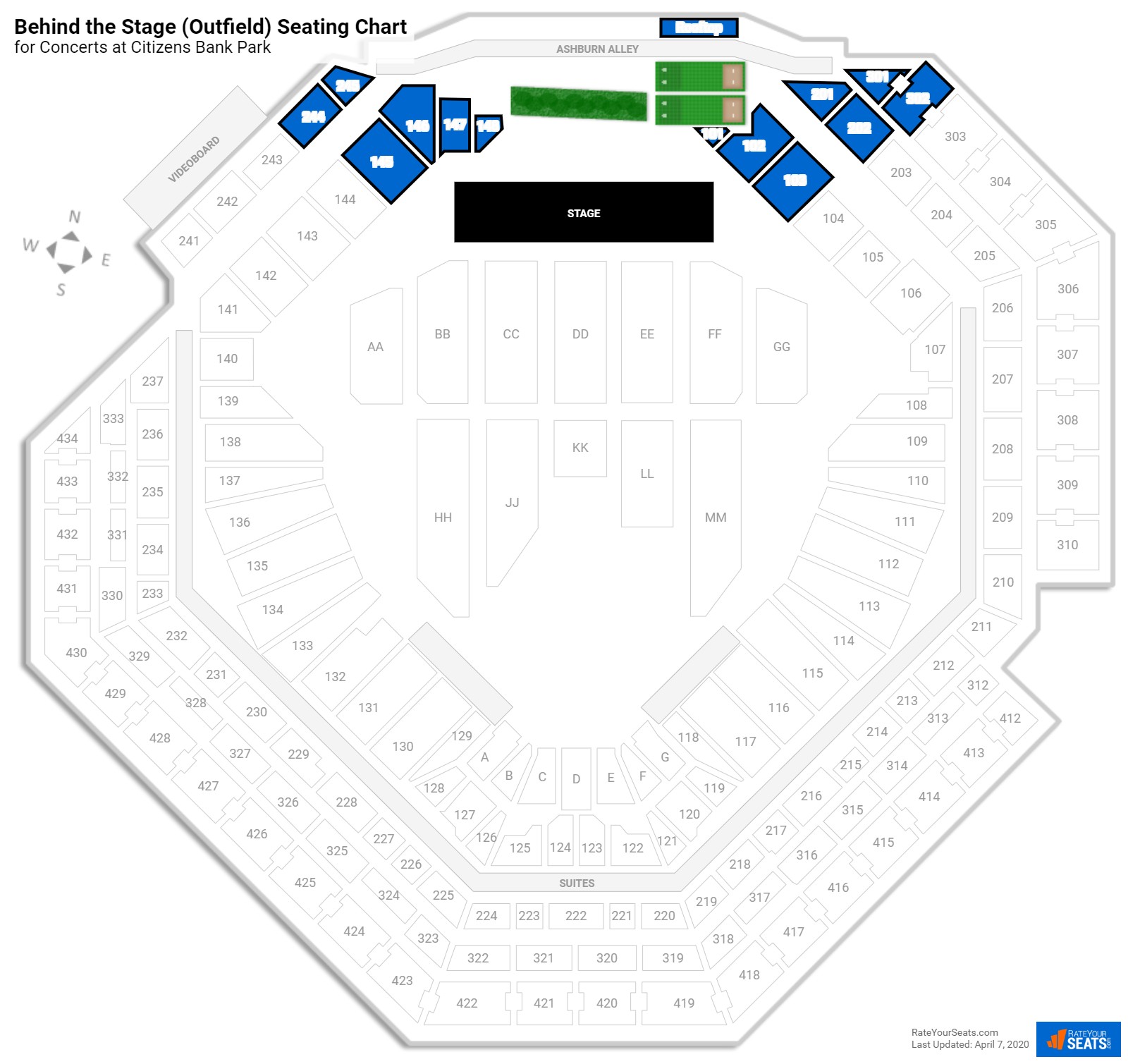 Citizens Bank Park Seating Rows