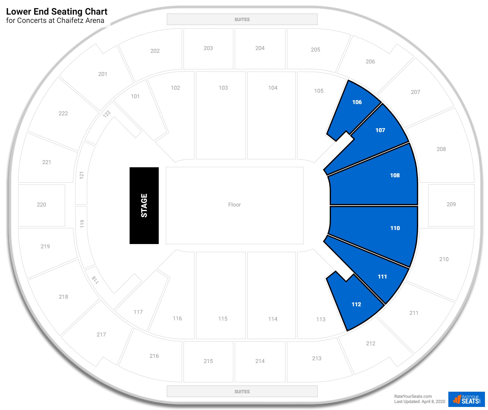 Chaifetz Arena Concert Seating Guide - RateYourSeats.com