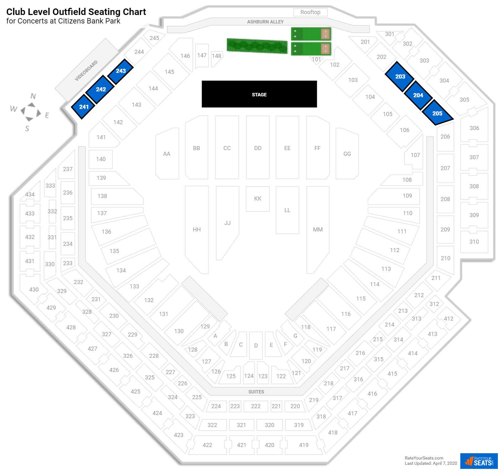 Citizens Bank Park Suite Seating Chart