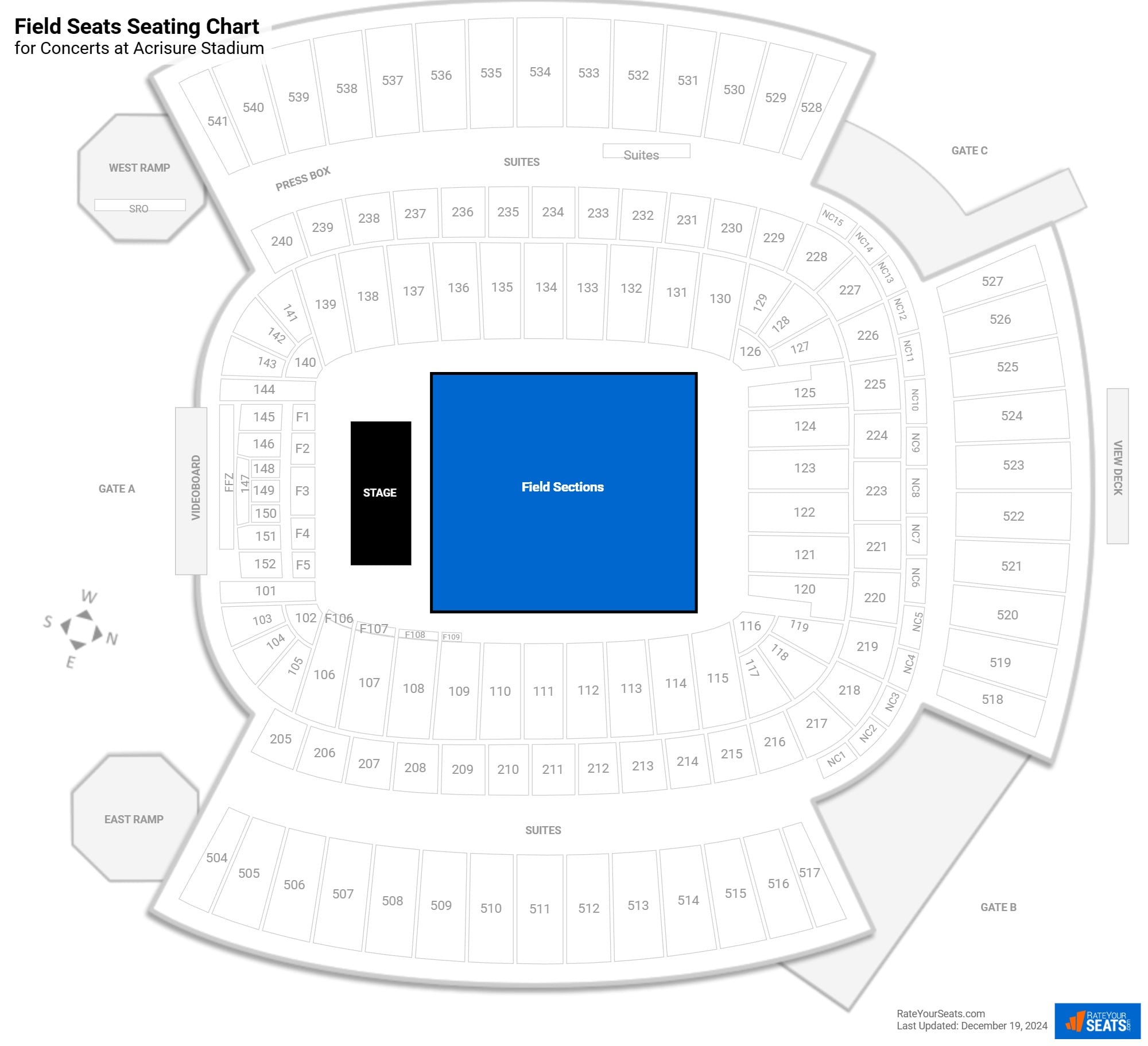 Heinz Field Seating Chart State Farm Classic 2025 Bracket David