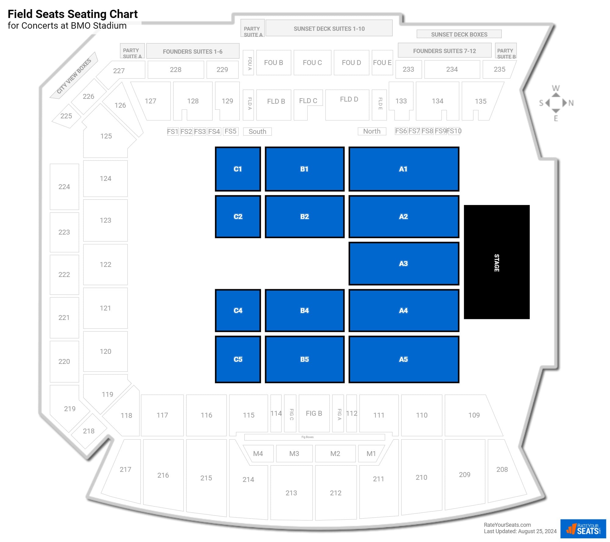 Bmo Stadium Los Angeles Seating Chart With Seat Numbers - Infoupdate.org