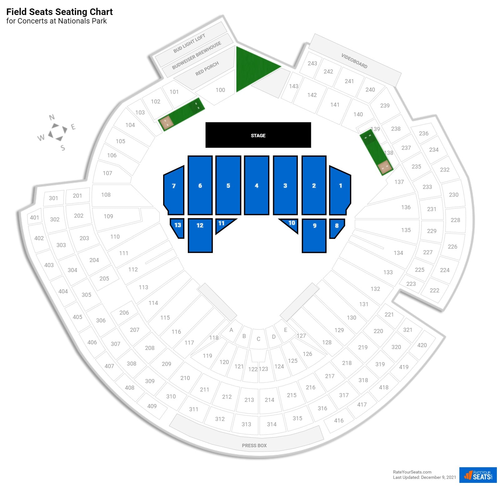 Nationals Stadium Concert Seating Chart RANCID FULL CONCERT