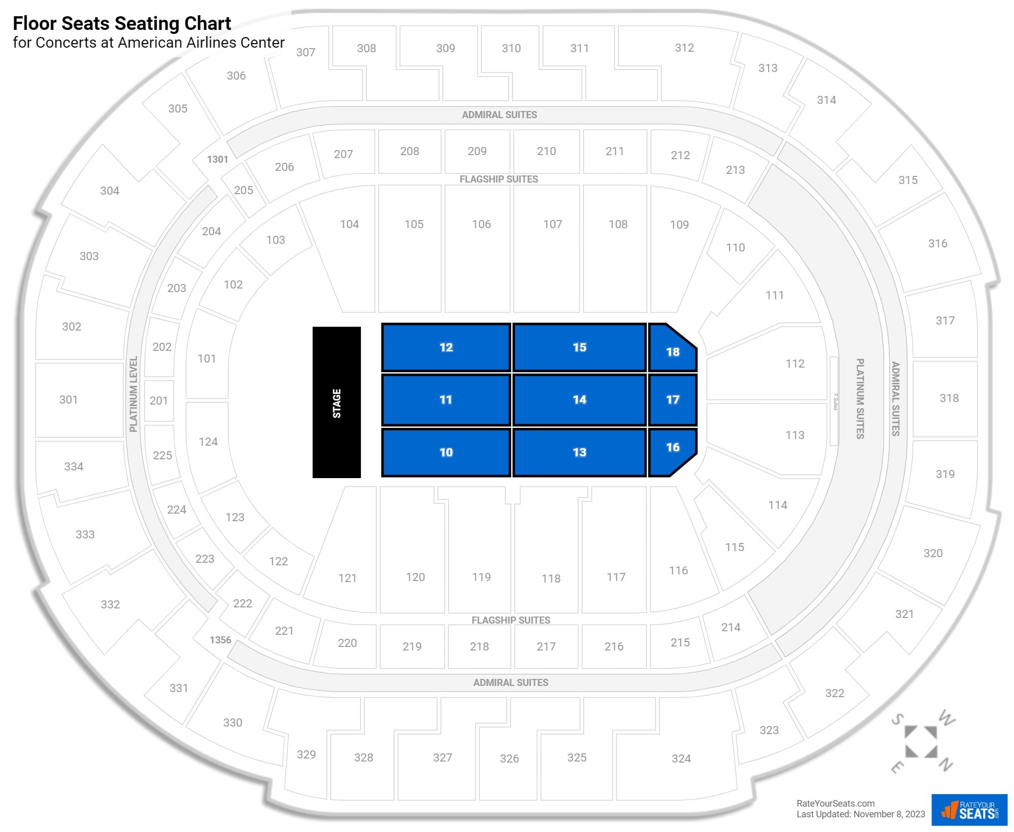 American Airlines Arena Seating Chart With Seat Numbers And Rows - Infoupdate.org