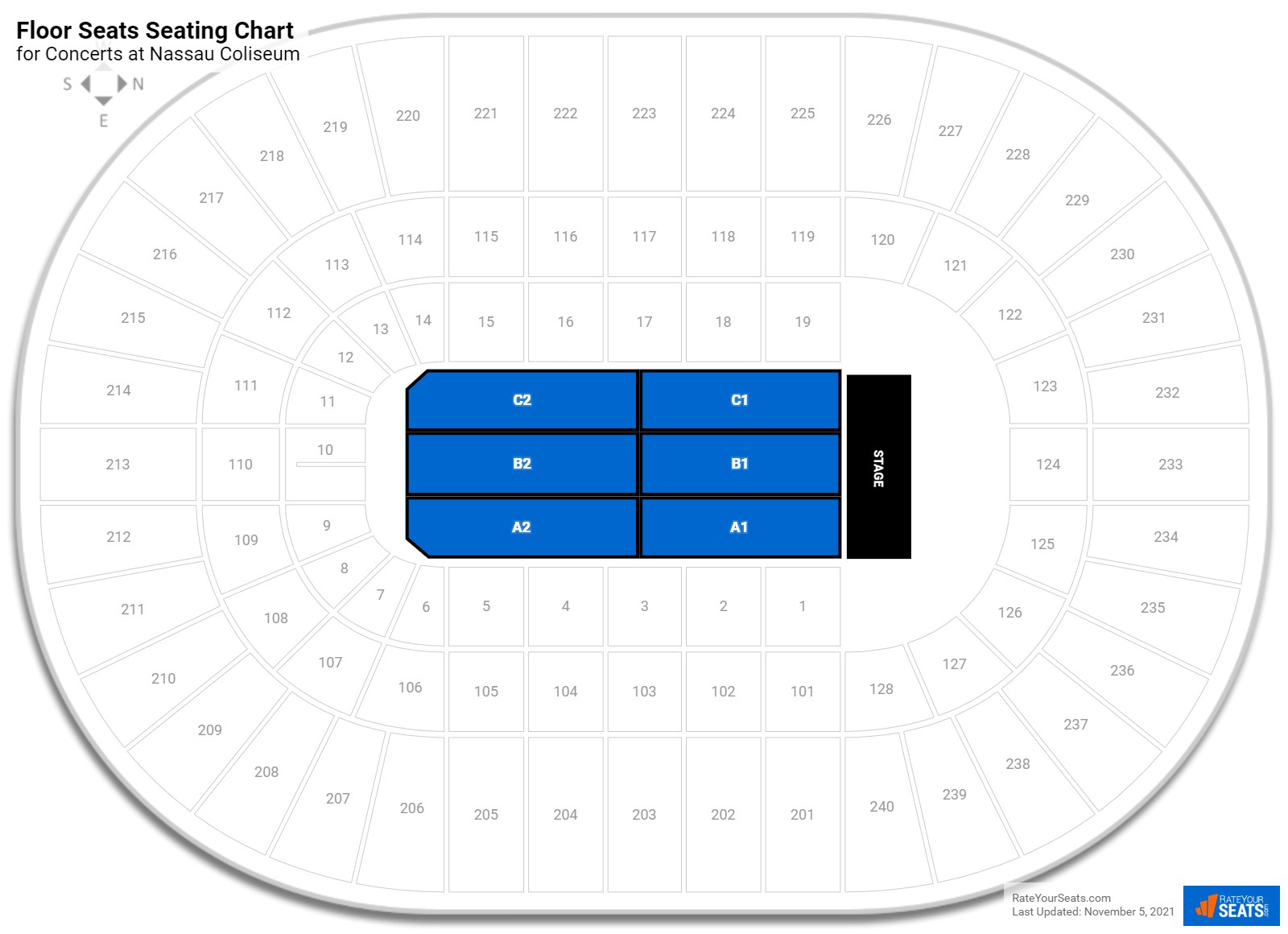 Nassau Coliseum Seating Chart Nassau Coliseum Seating