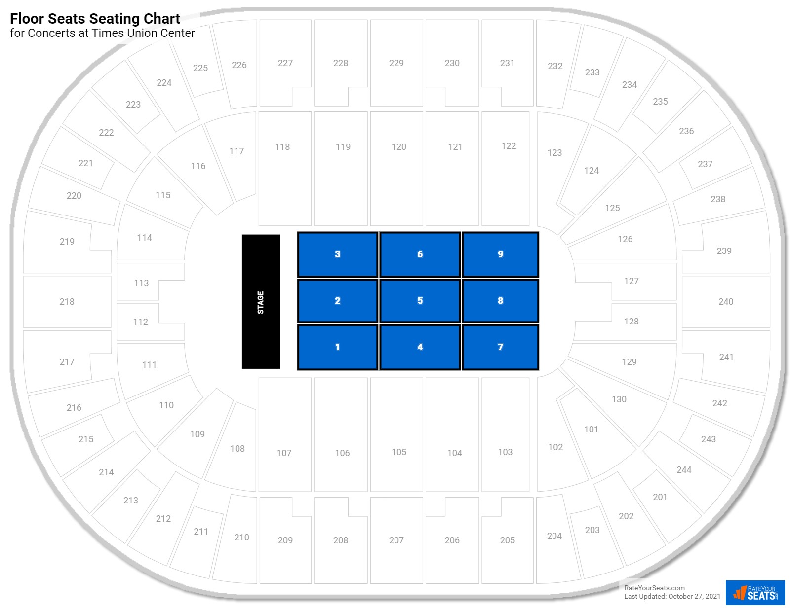 Times Union Arena Seating Chart Little Caesars Arena Seating Chart