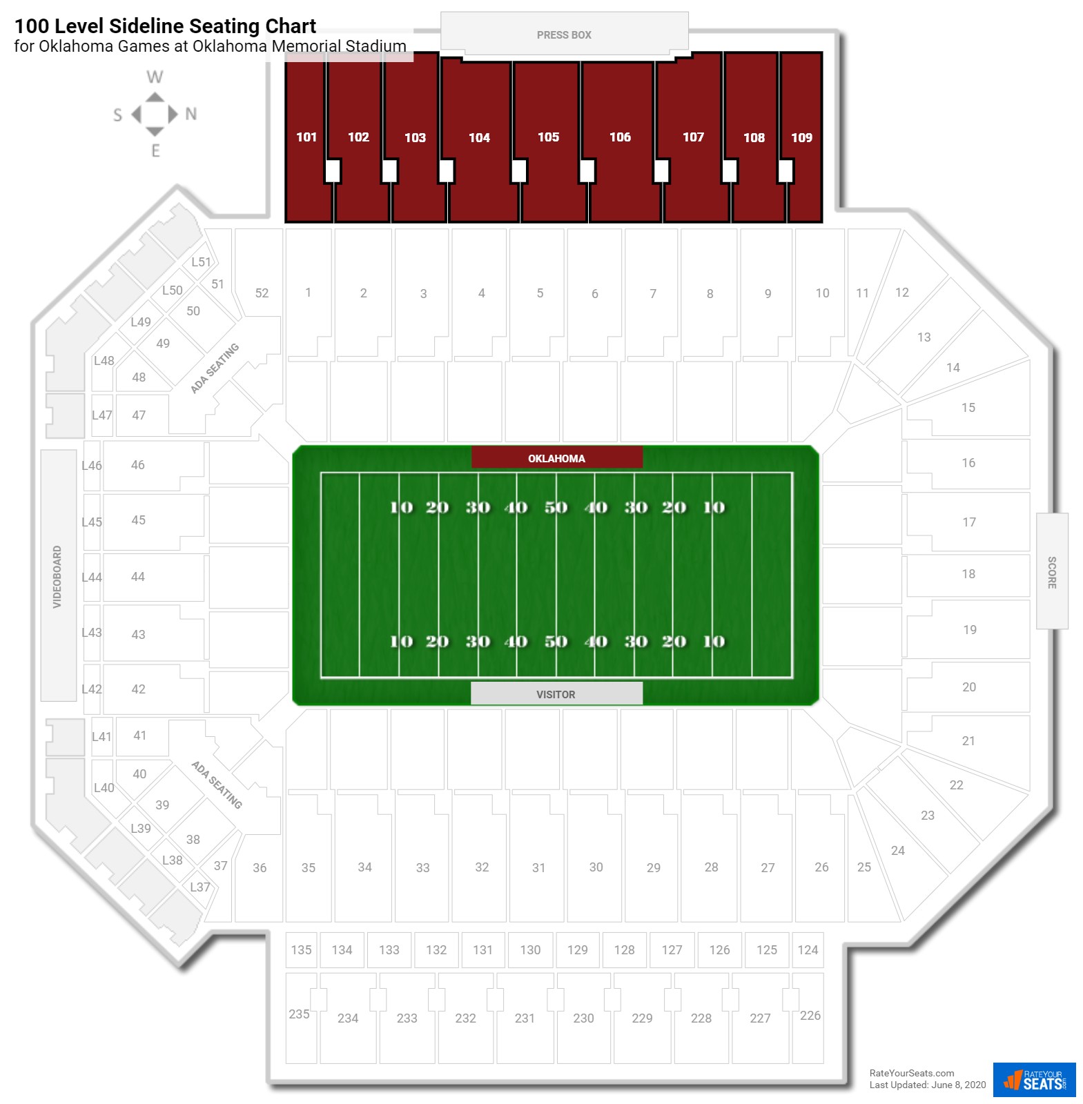 Nebraska Memorial Stadium 3d Seating Chart