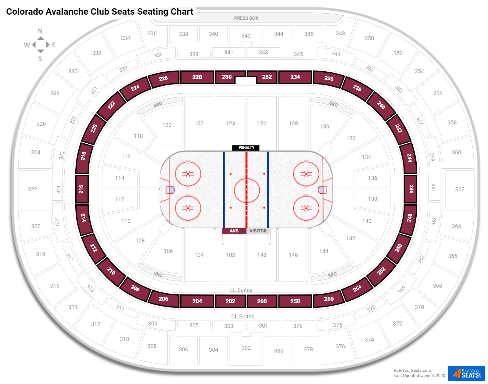 Real Pepsi Center Seating Chart