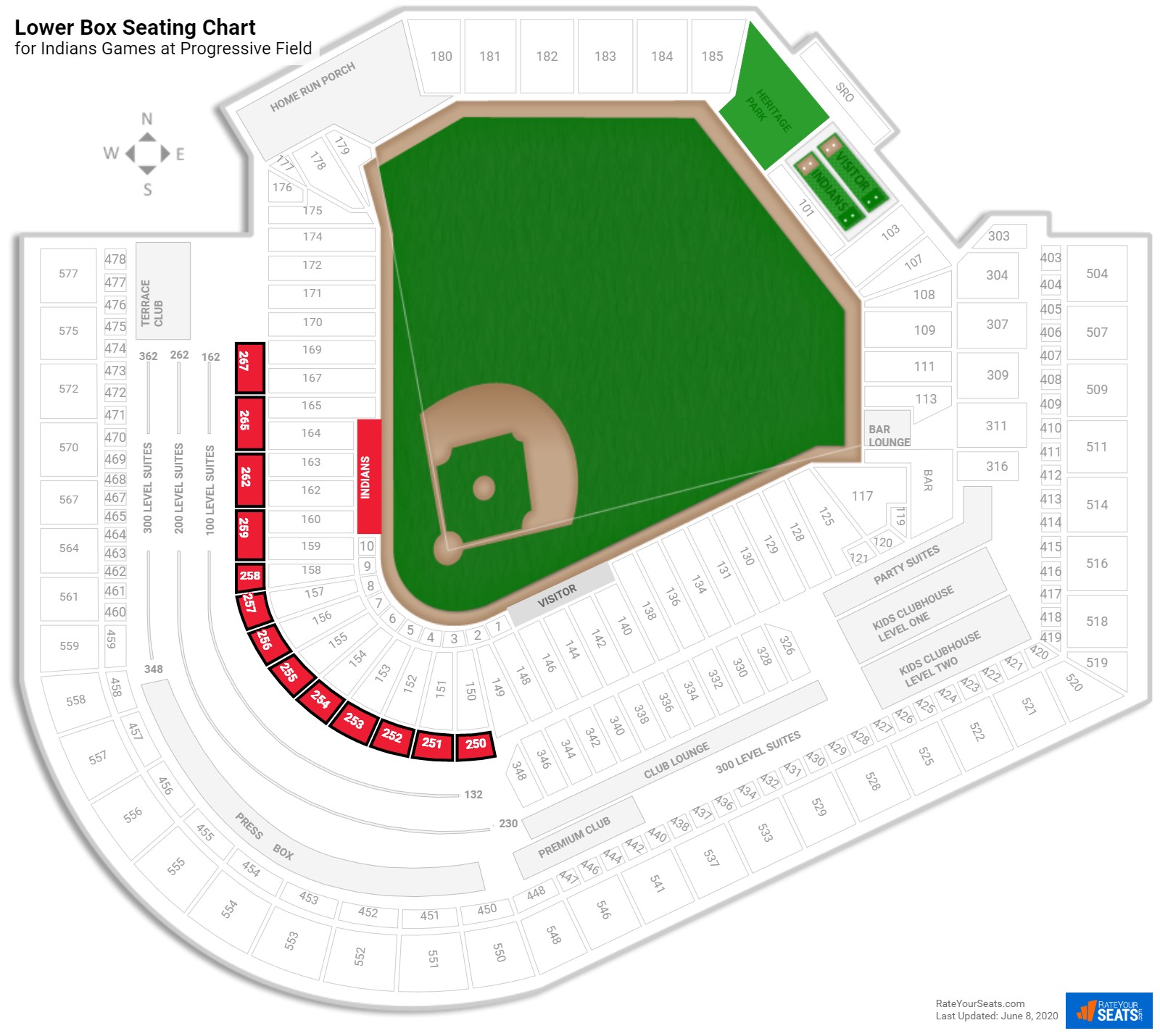 Detailed Seating Charts