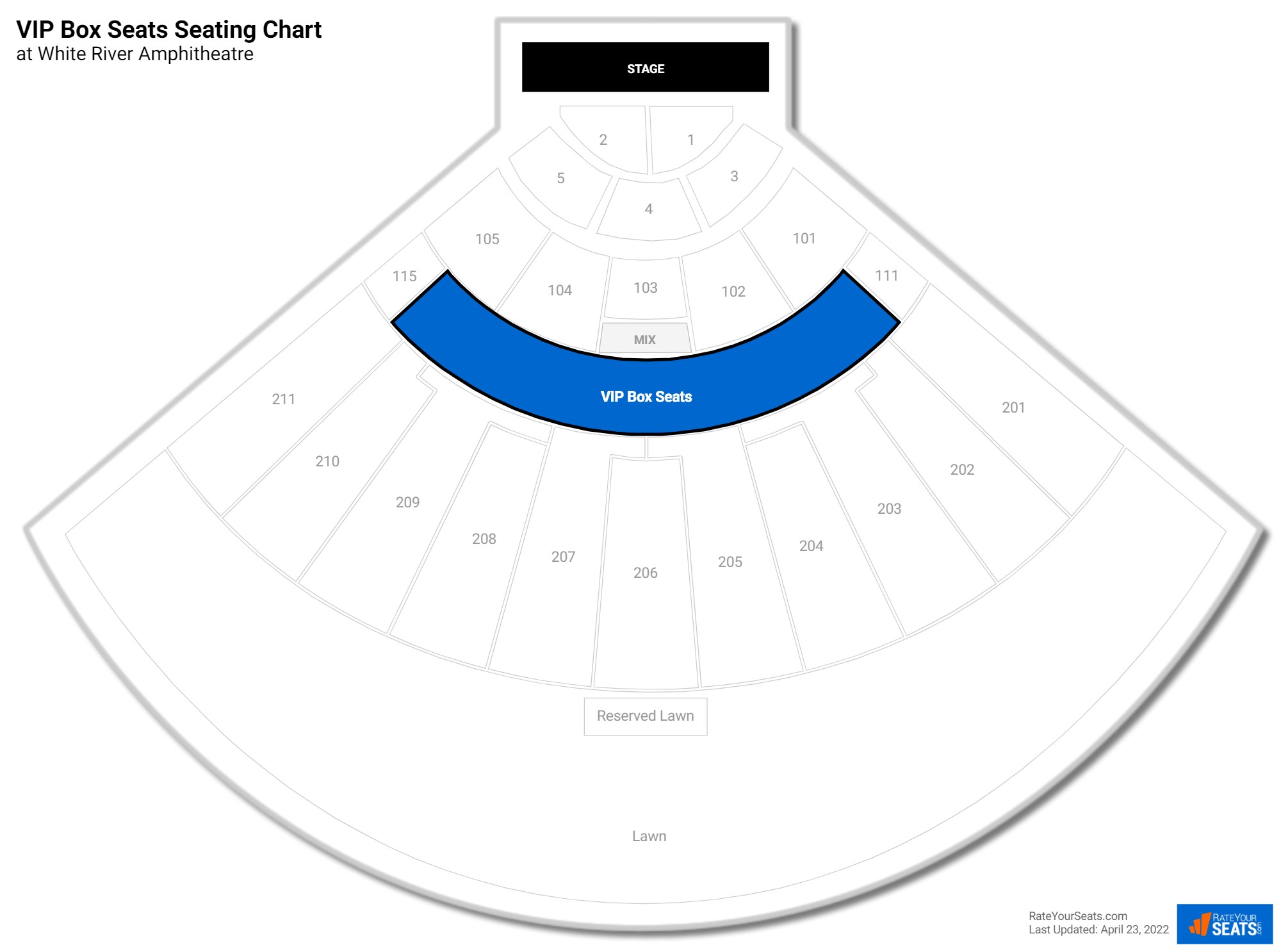 White River Amphitheatre Box Seats
