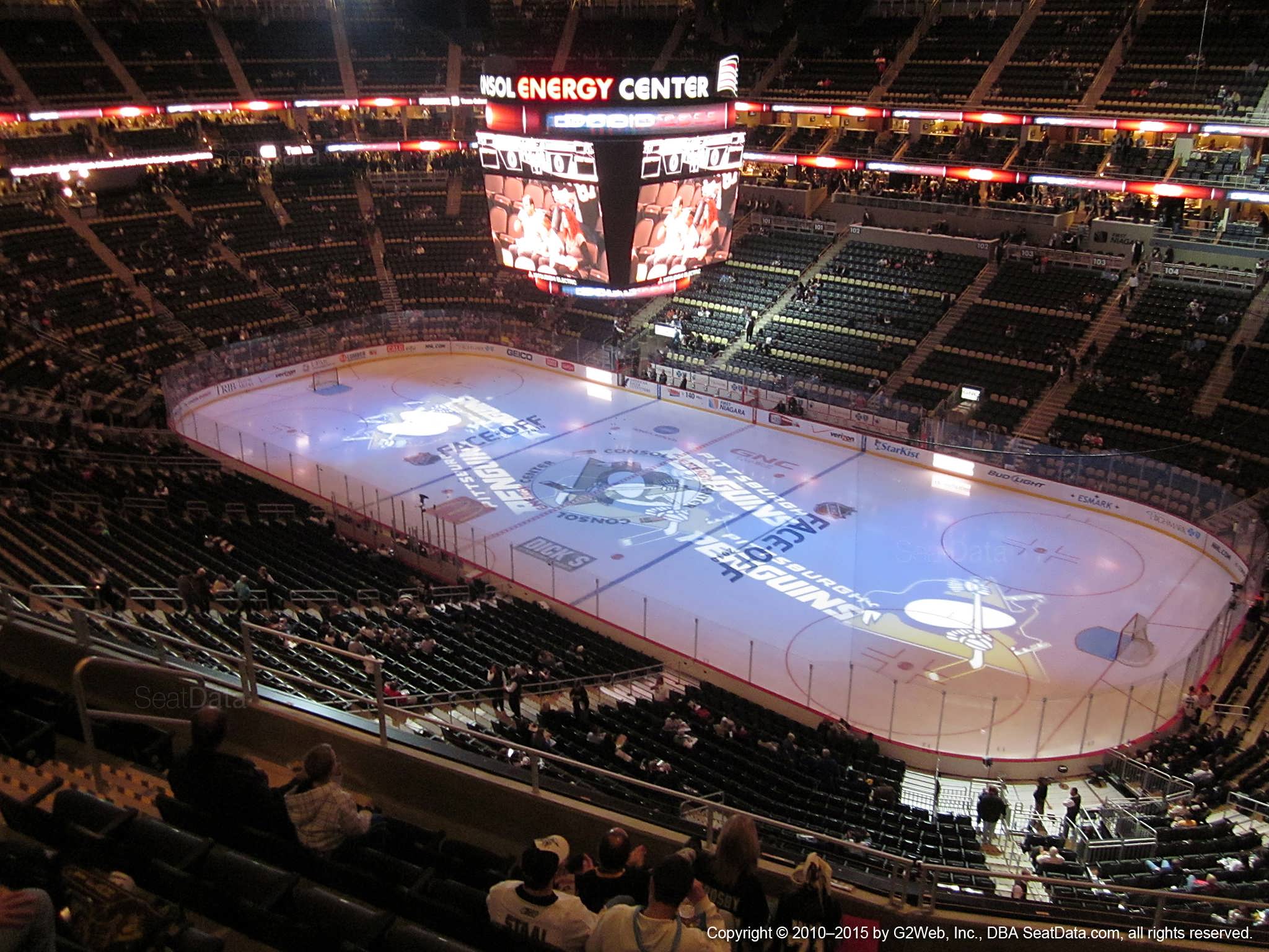PPG Paints Arena Section 216 - Pittsburgh Penguins - RateYourSeats.com