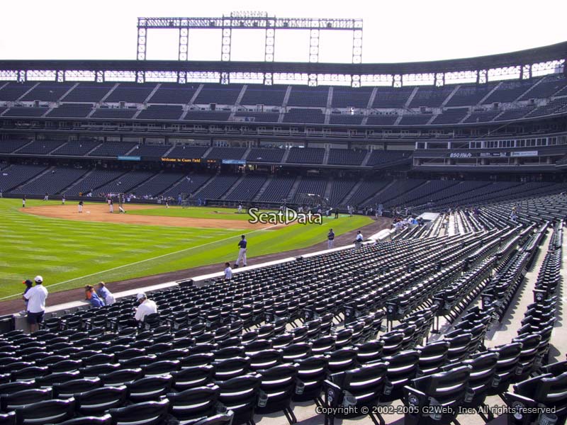 Coors Field Seating Section 148 | Cabinets Matttroy