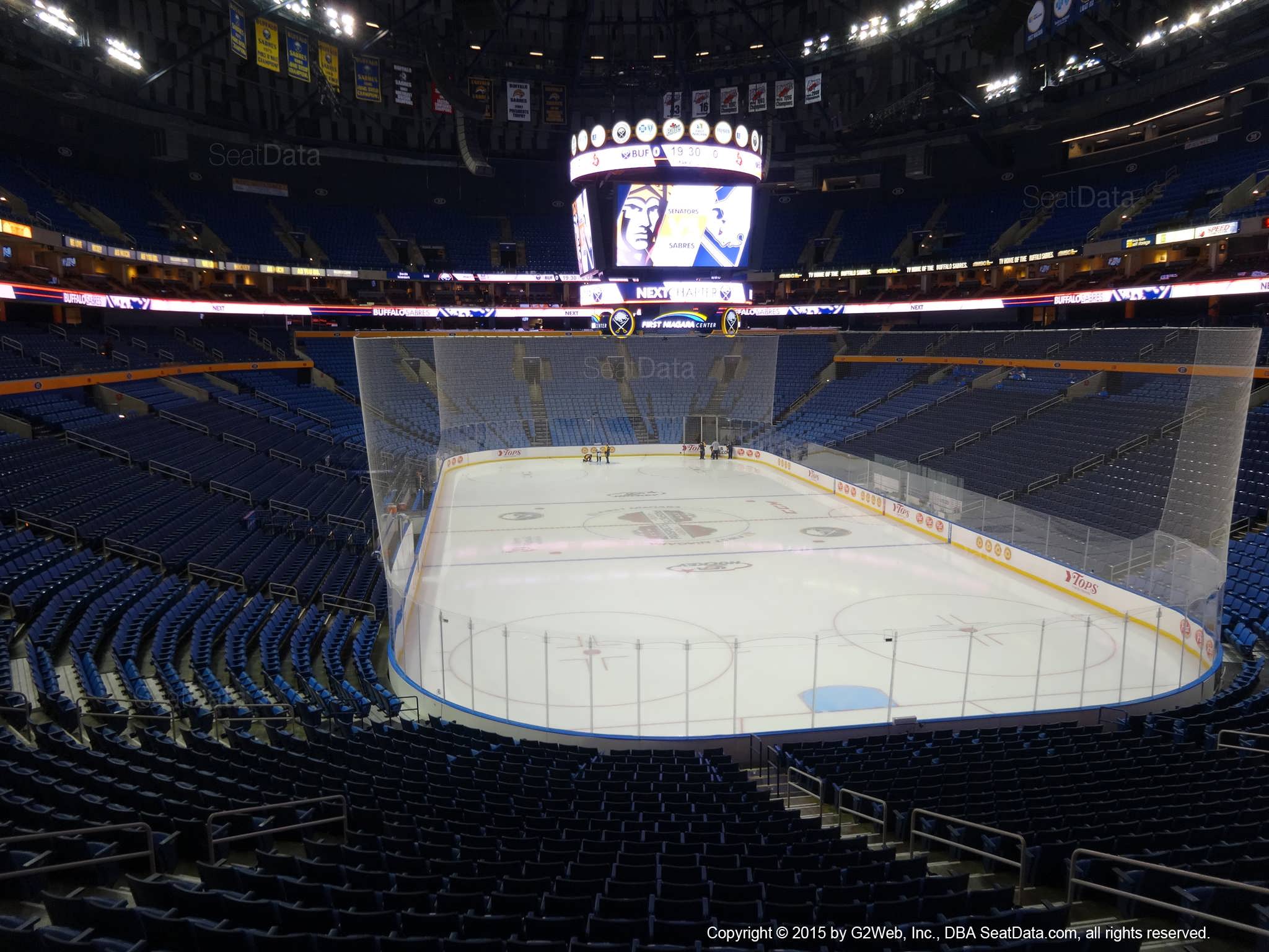 KeyBank Center Section 200 - Buffalo Sabres - RateYourSeats.com