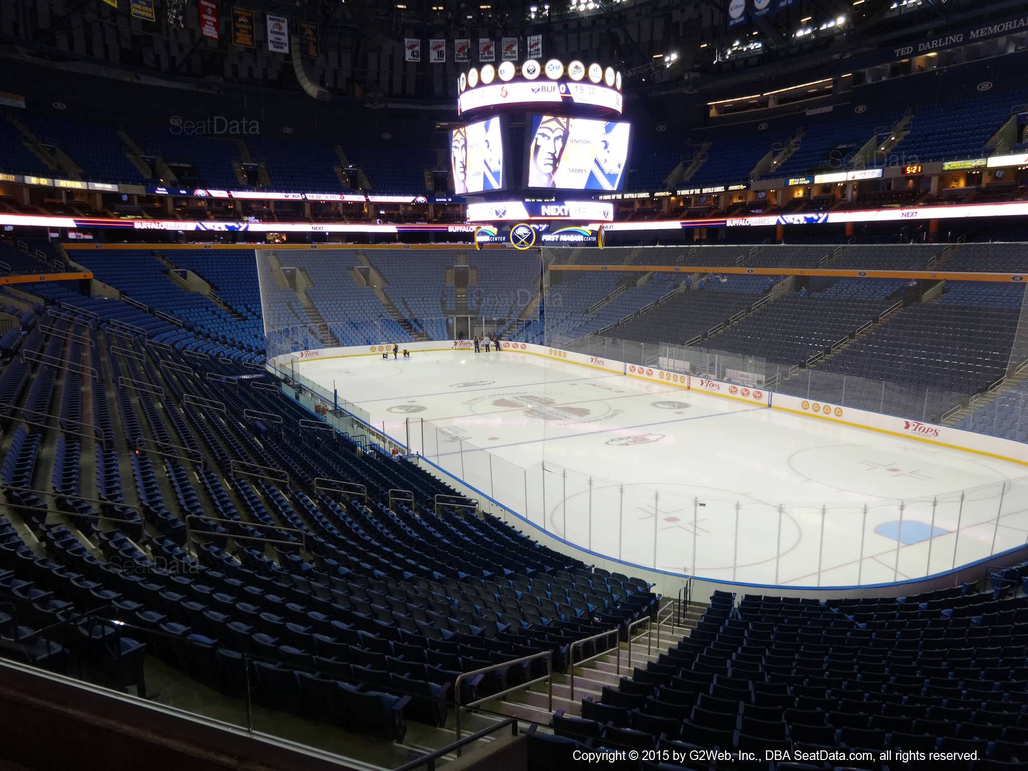 KeyBank Center Section 202 - Buffalo Sabres - RateYourSeats.com
