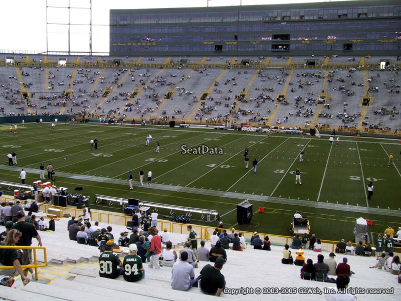 Lambeau Field Section 115 - RateYourSeats.com