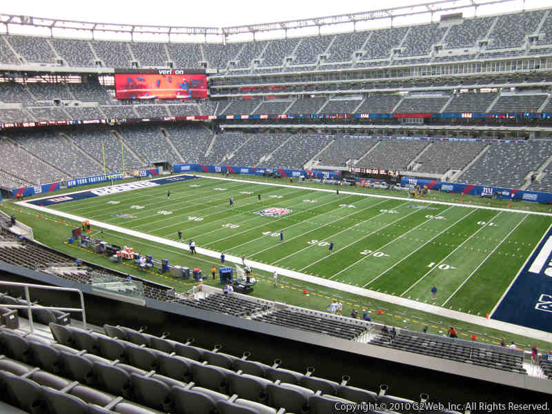 MetLife Stadium Section 209 - Giants/Jets - RateYourSeats.com
