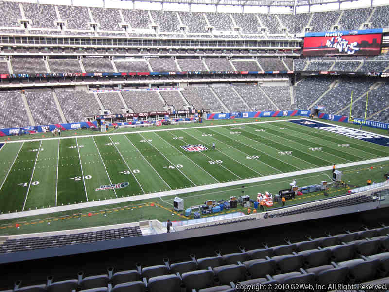 Club Level Sideline - MetLife Stadium Football Seating - RateYourSeats.com