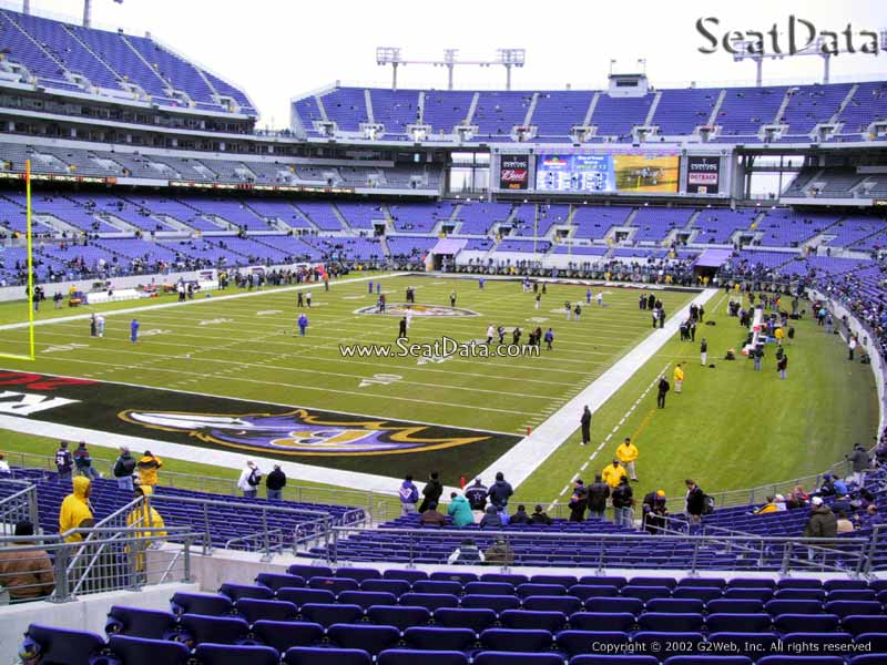 M&T Bank Stadium Section 136 - Baltimore Ravens - RateYourSeats.com
