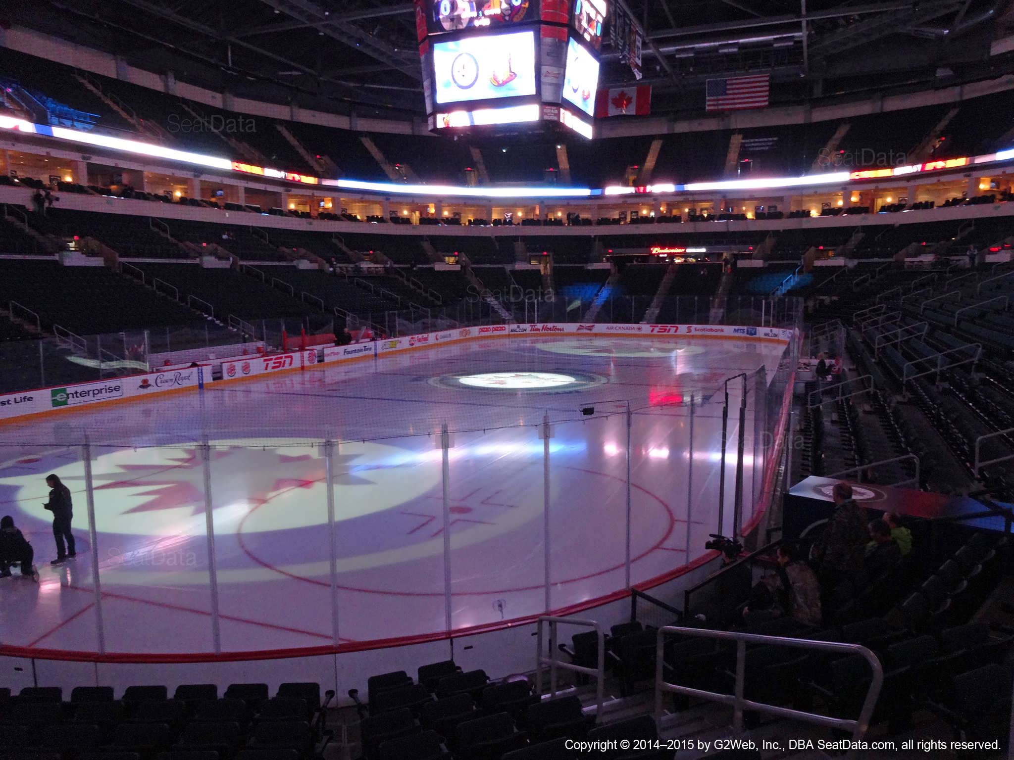 Bell MTS Place Section 111 - Winnipeg Jets - RateYourSeats.com