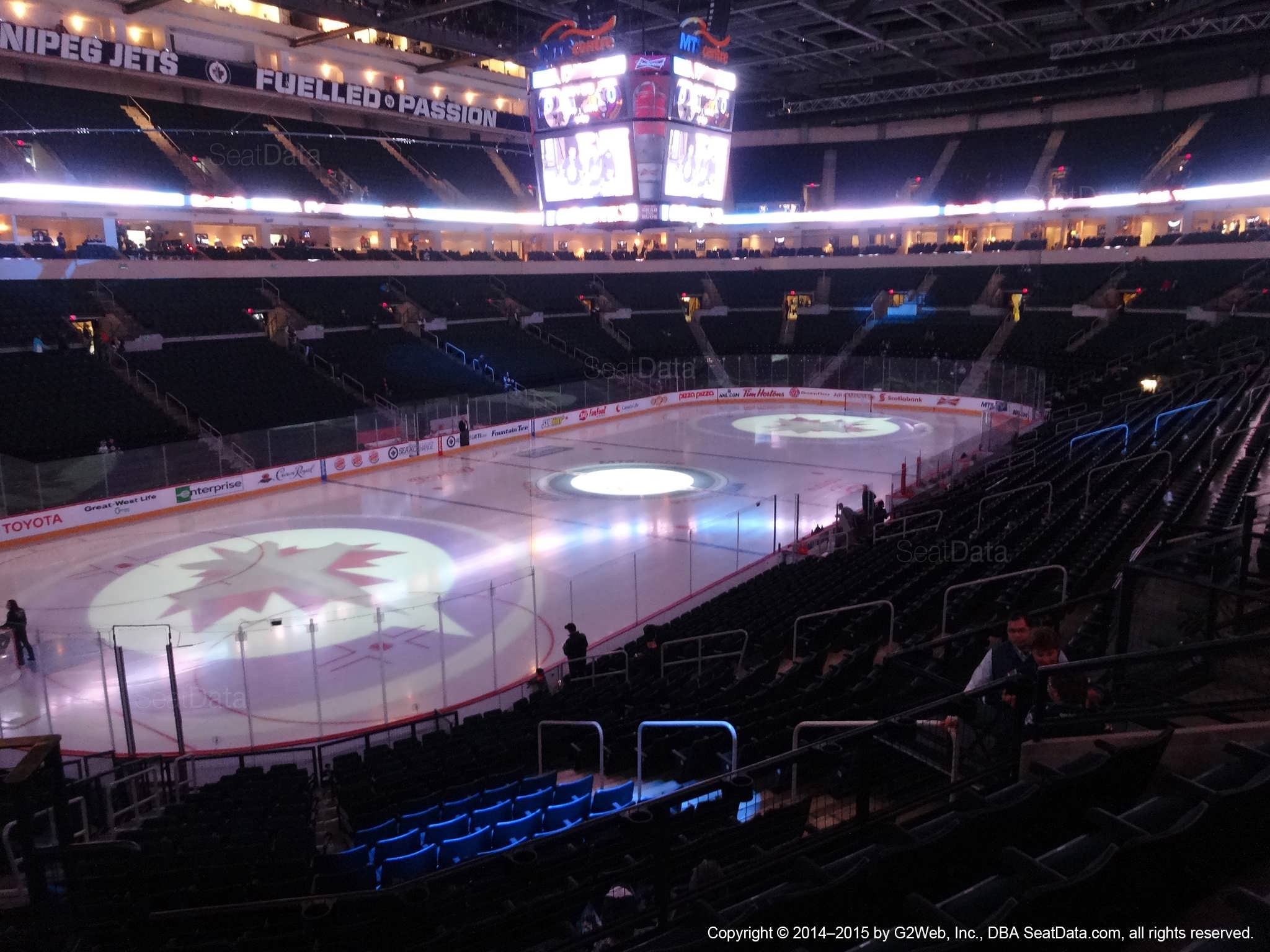 Bell MTS Place Section 222 - Winnipeg Jets - RateYourSeats.com