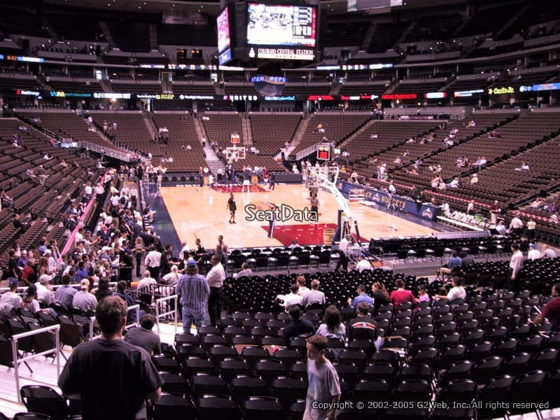 Pepsi Center Seating Chart Section 116 | Cabinets Matttroy