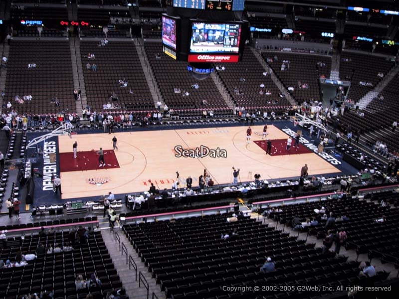 Real Pepsi Center Seating Chart