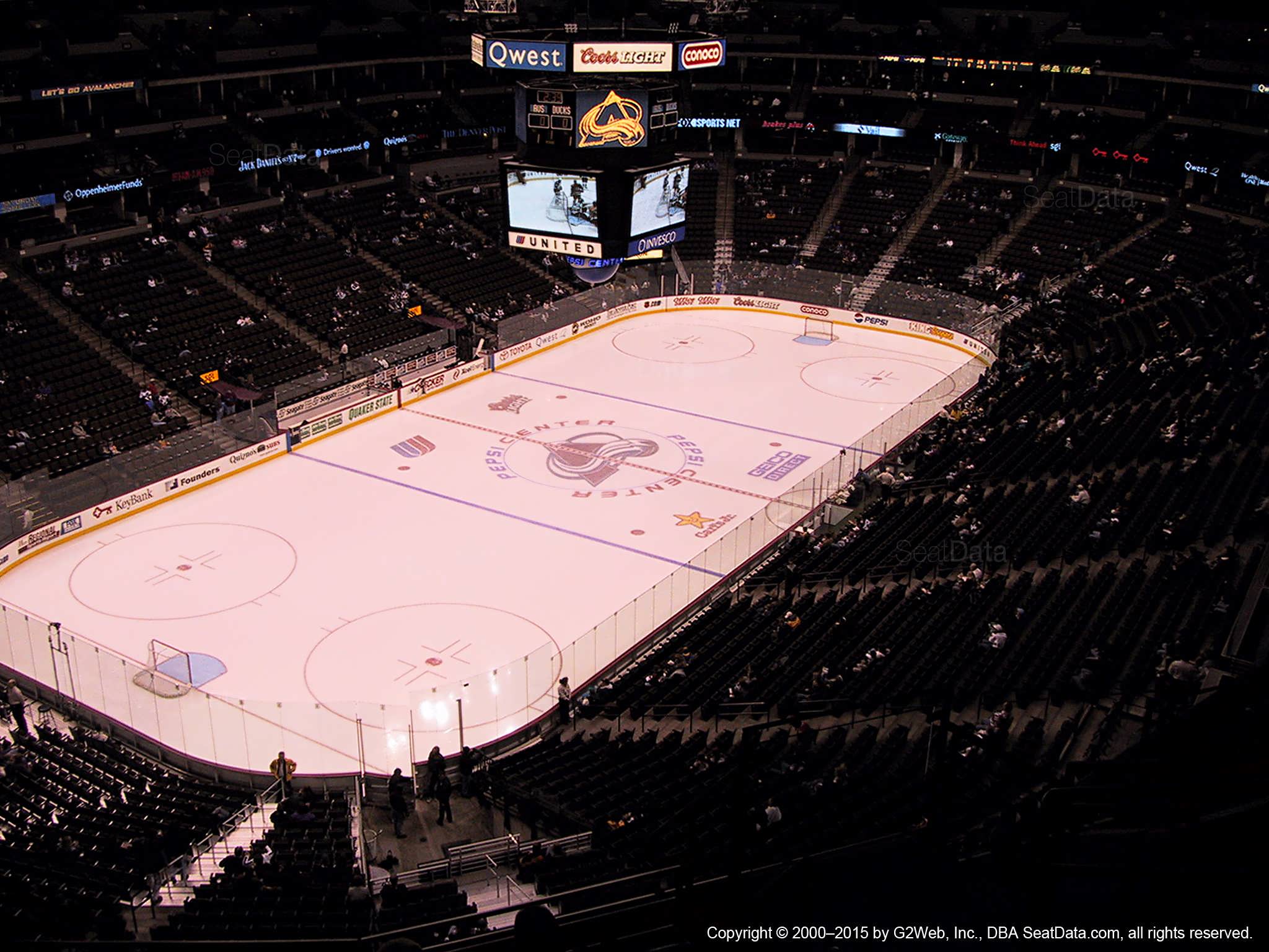Real Pepsi Center Seating Chart