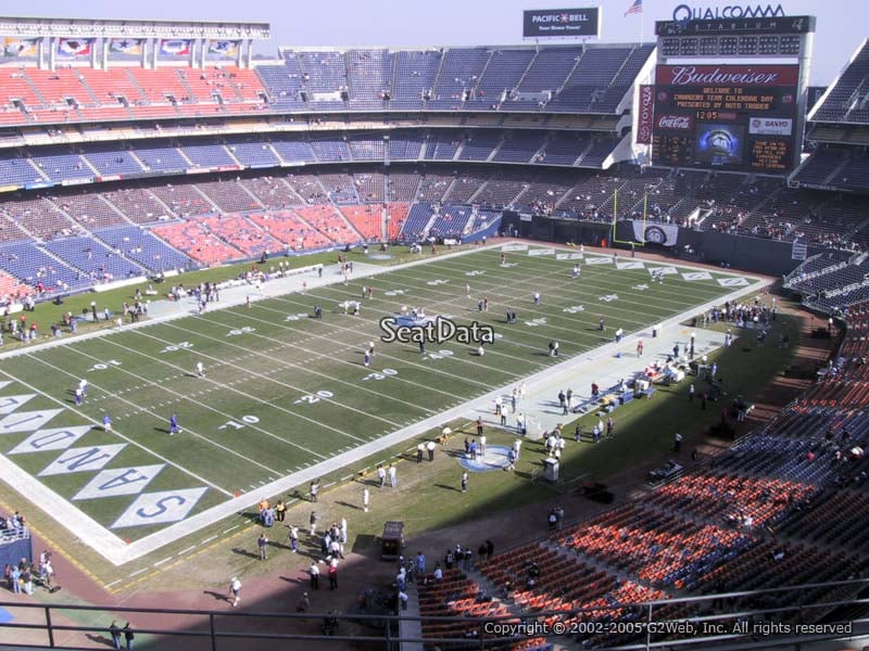 Qualcomm Stadium Seating Chart
