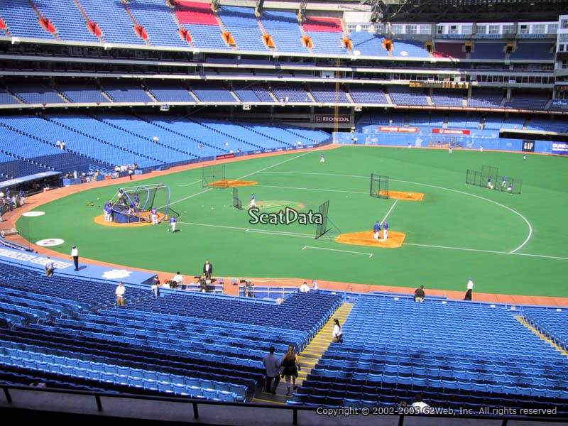 200 Level Infield - Rogers Centre Baseball Seating - RateYourSeats.com