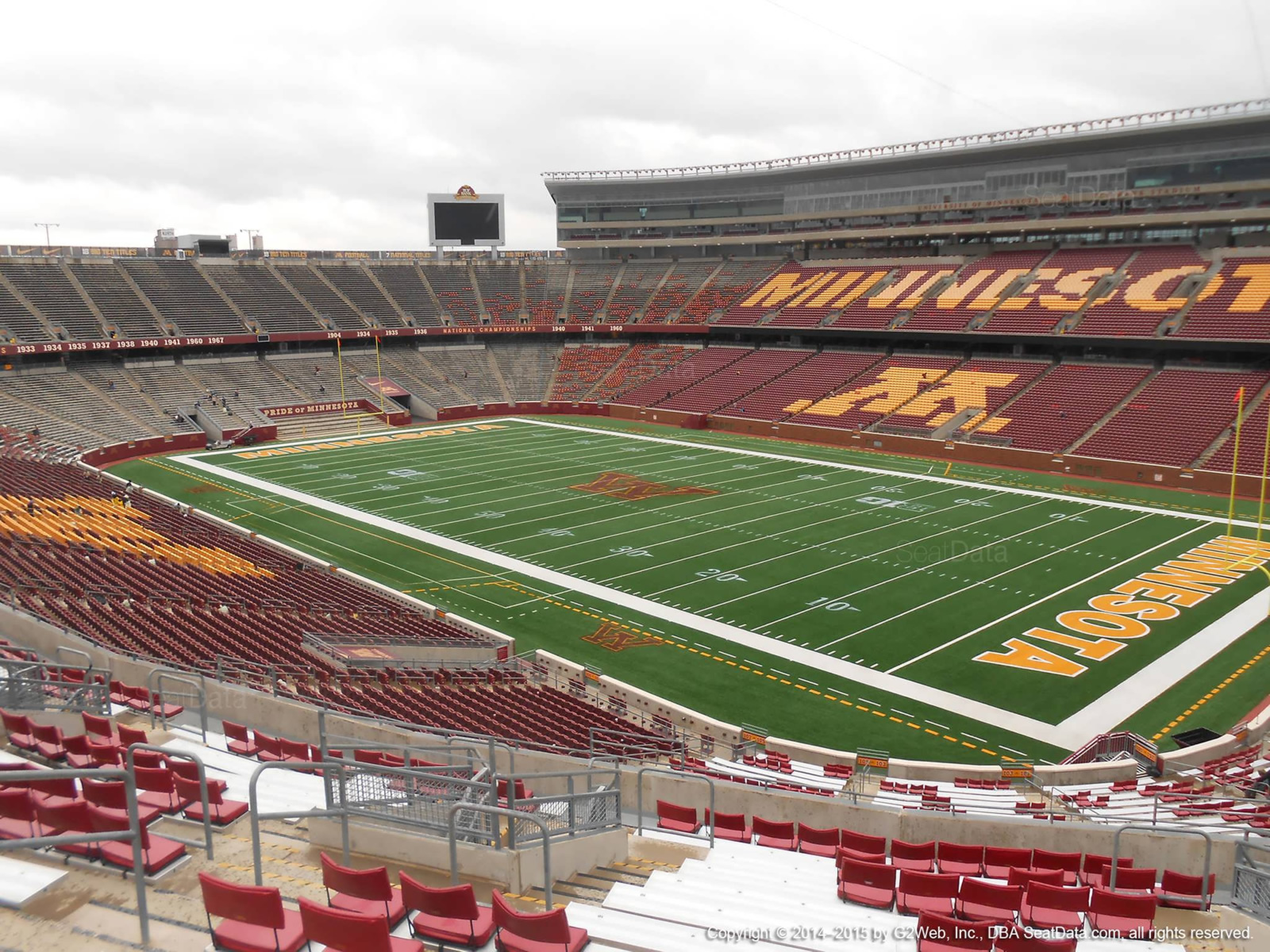 TCF Bank Stadium Section 204 - RateYourSeats.com