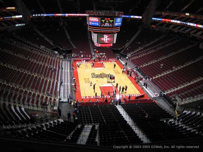 Inside Toyota Center Rockets Game