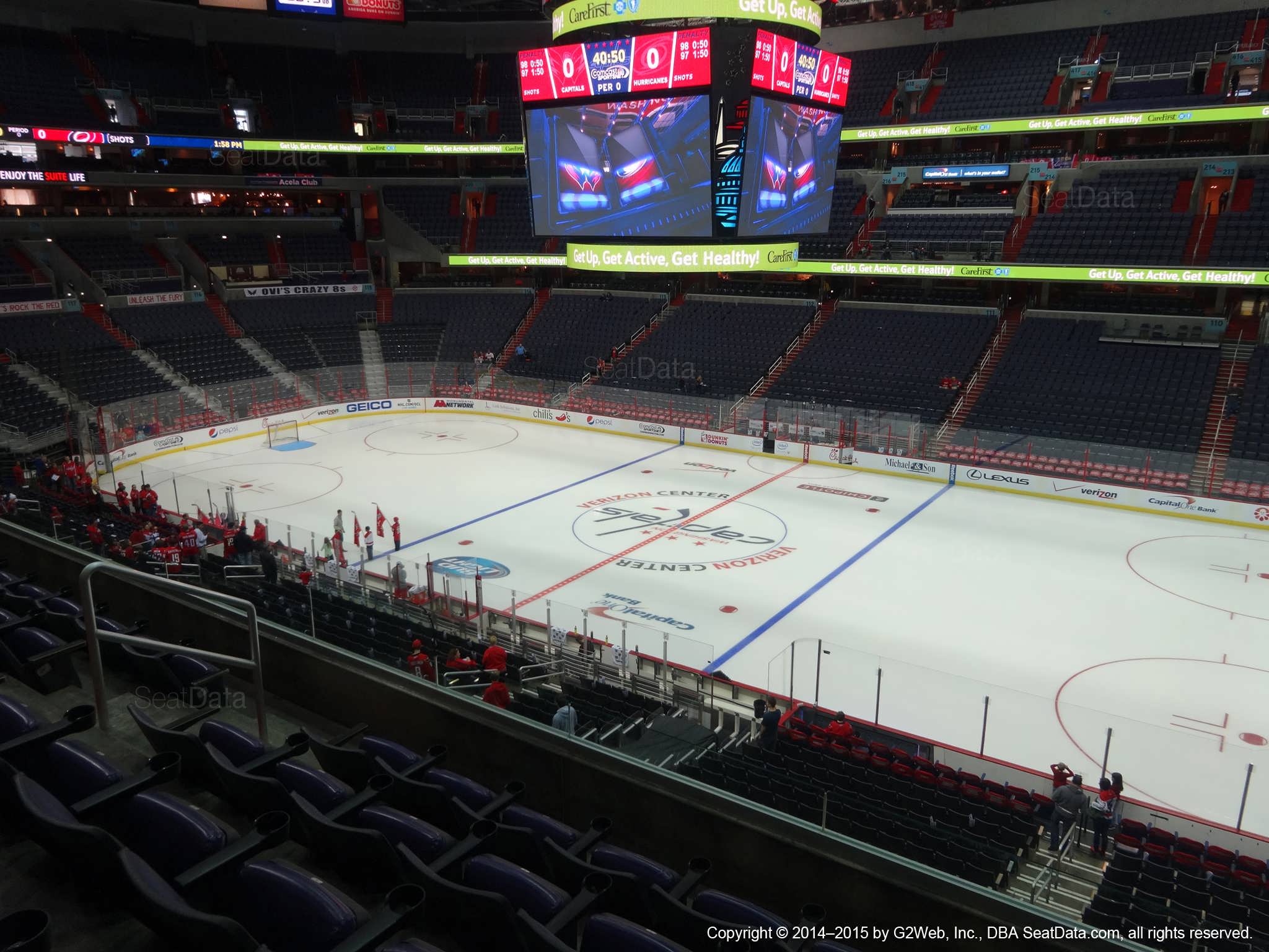 Capital One Arena Section 202 - Washington Capitals - RateYourSeats.com