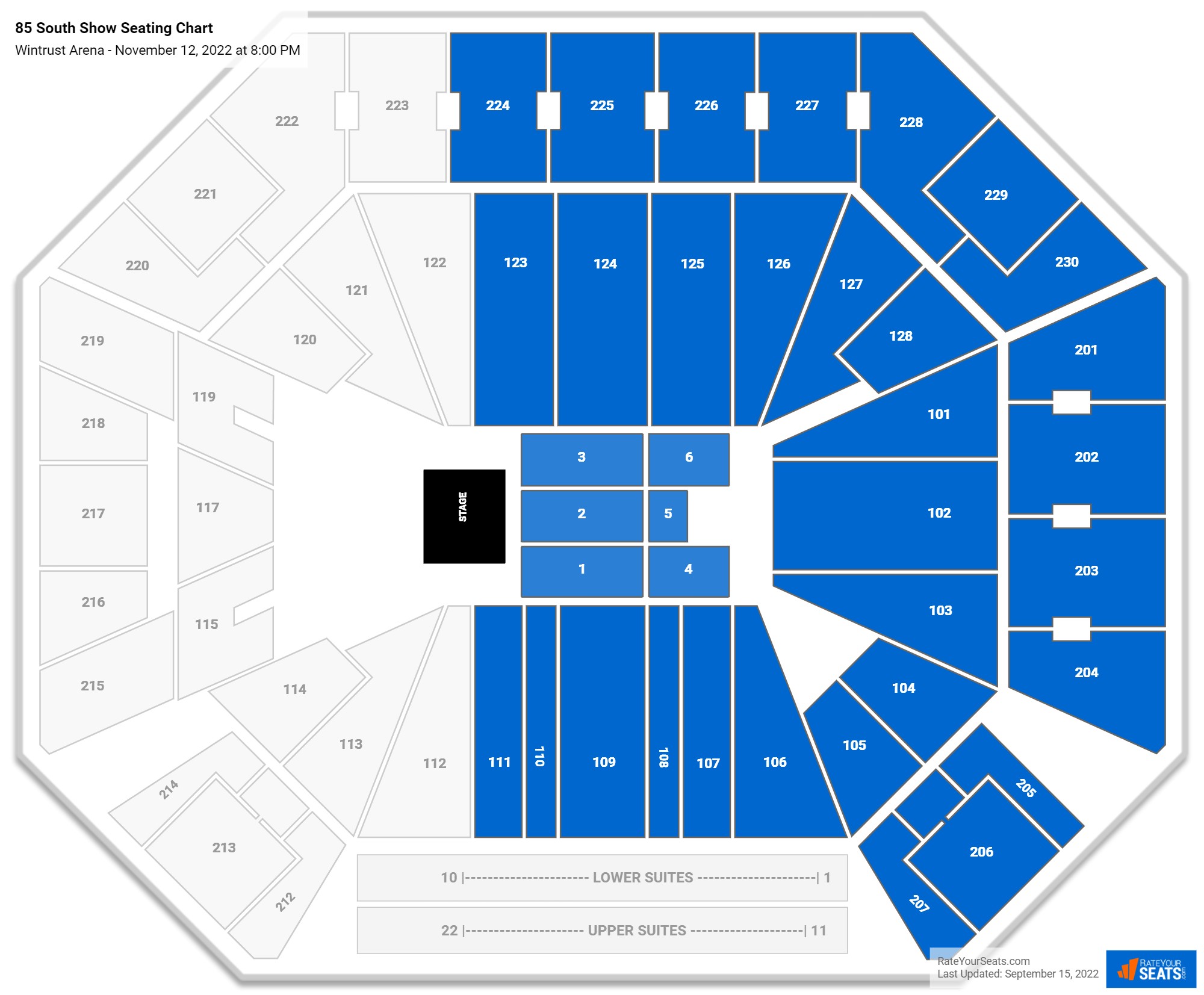Wintrust Arena Concert Seating Chart - RateYourSeats.com