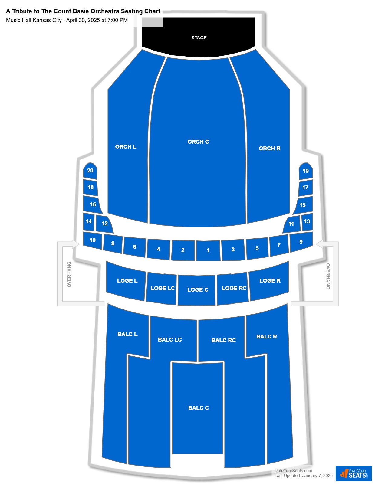 Music Hall Kansas City Seating Chart - RateYourSeats.com