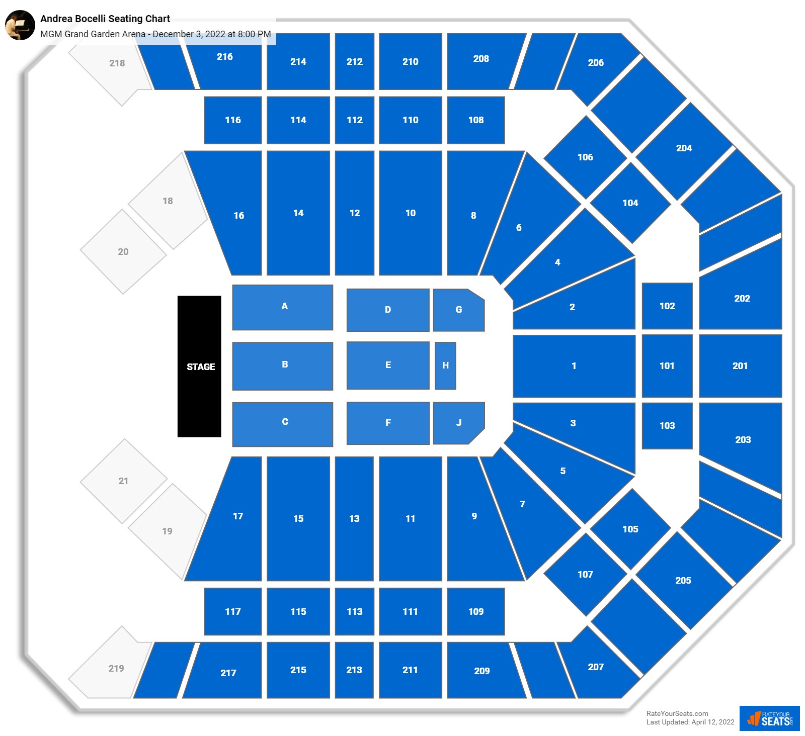 MGM Grand Garden Arena Seating Chart - RateYourSeats.com MGM Grand Garden Arena Seating Chart - RateYourSeats.com