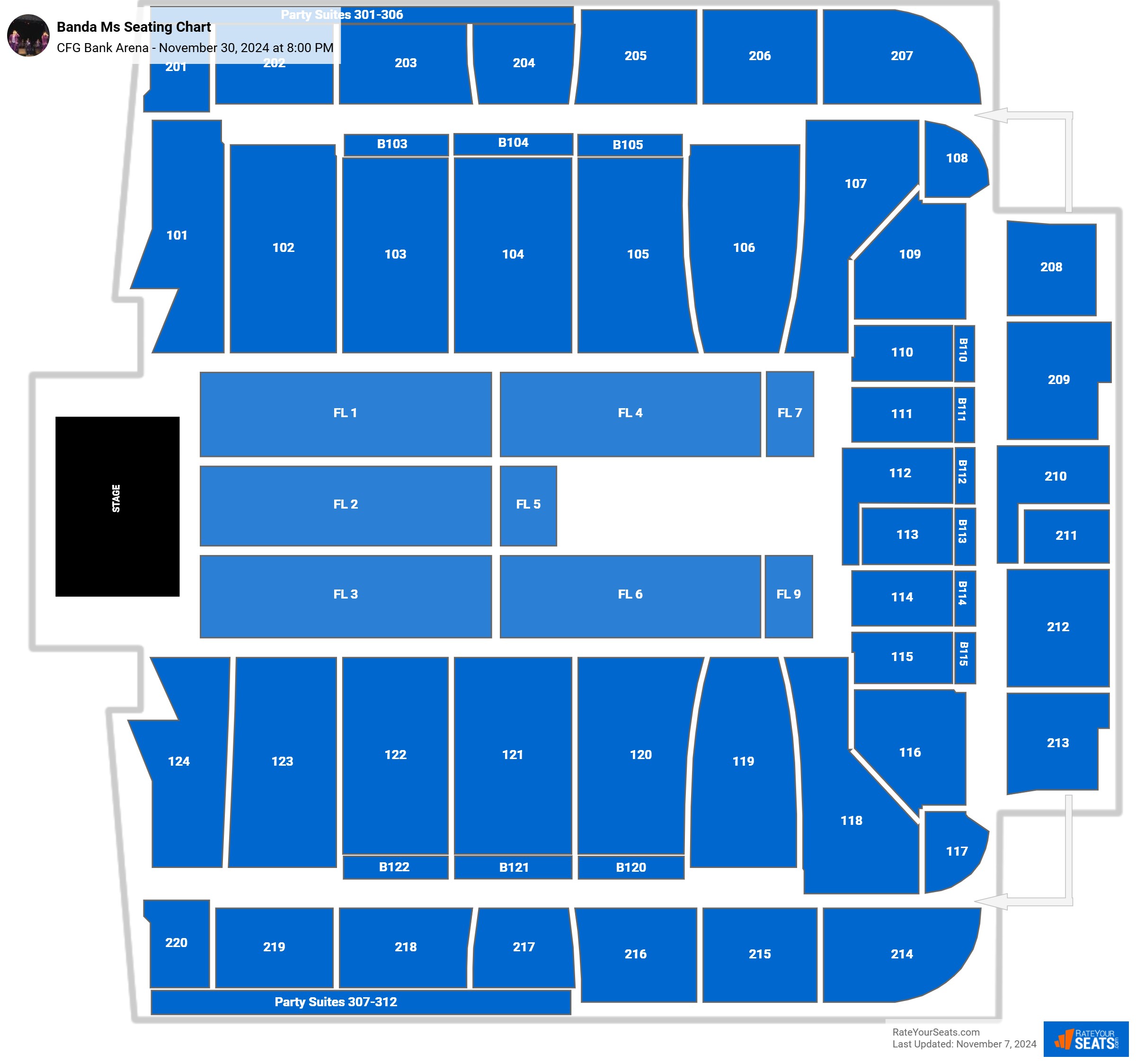 CFG Bank Arena Seating Chart - RateYourSeats.com