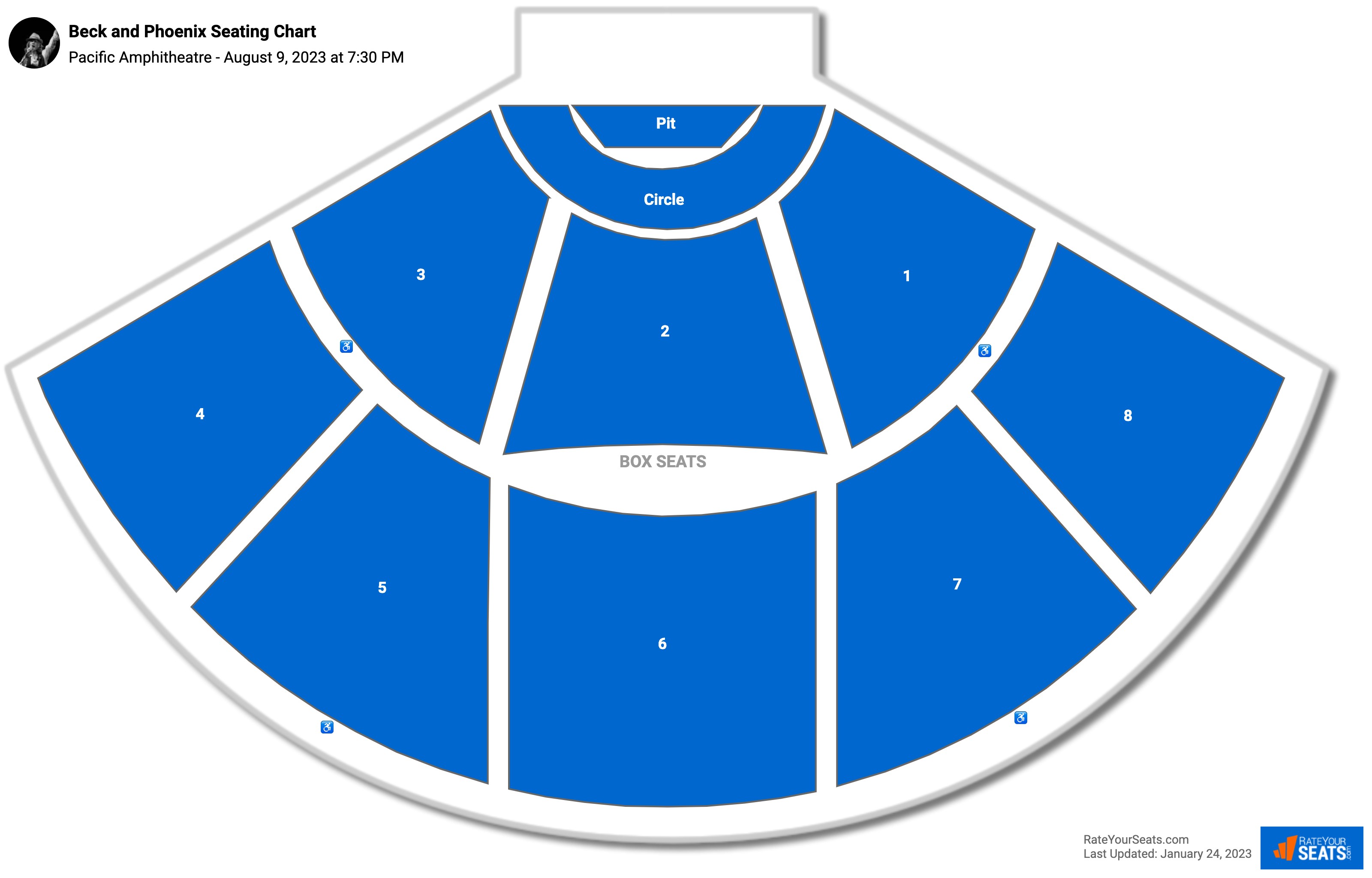 Pacific Amphitheatre Seating Chart - RateYourSeats.com