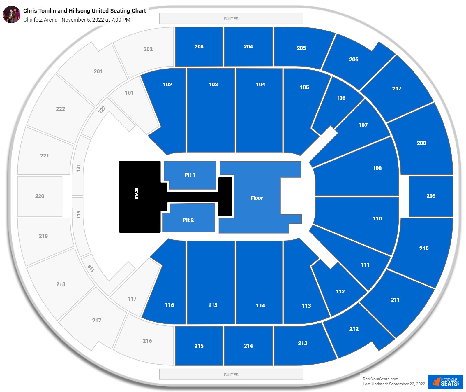 Chaifetz Arena Concert Seating Chart - RateYourSeats.com