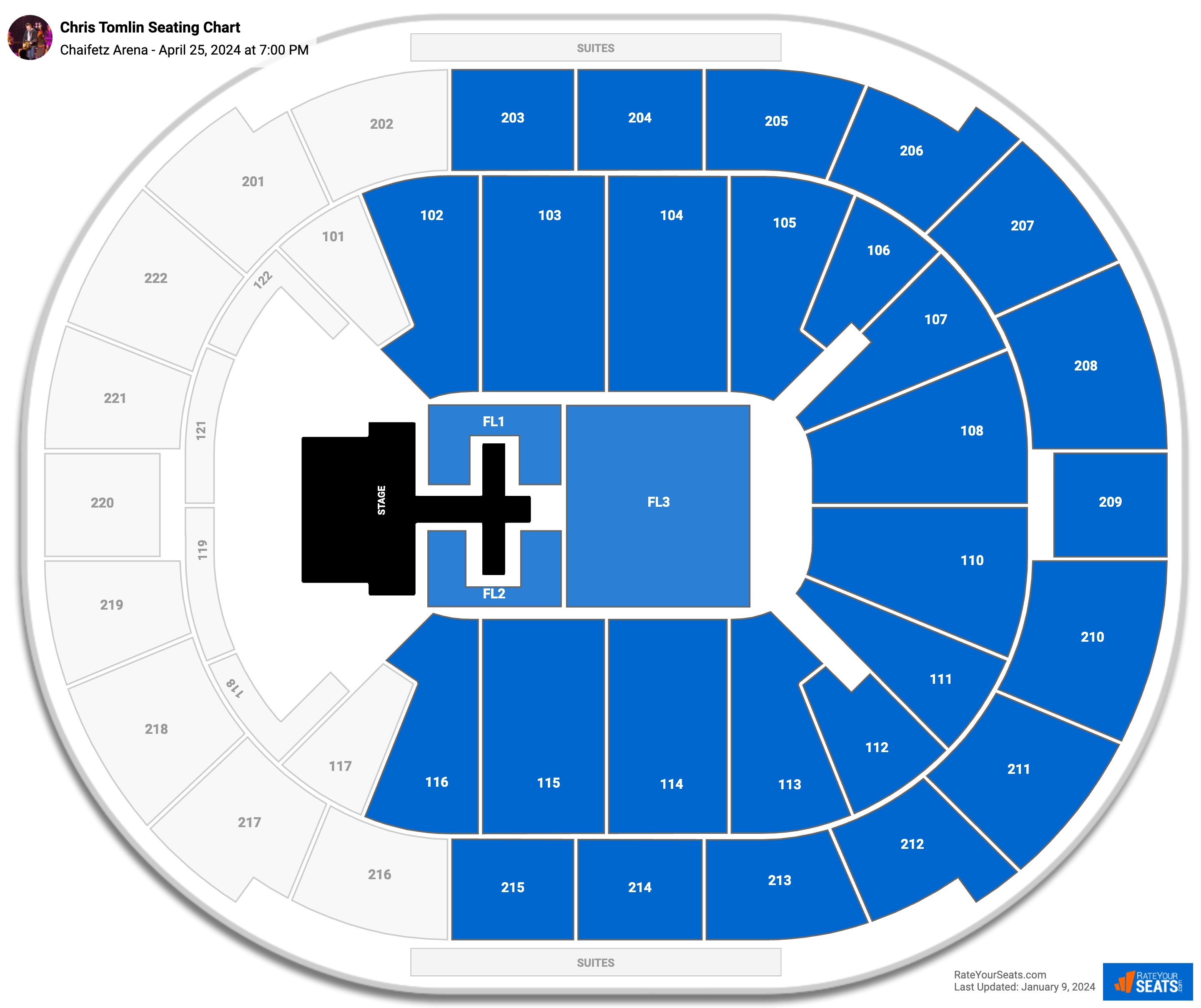 Chaifetz Arena Concert Seating Chart - RateYourSeats.com