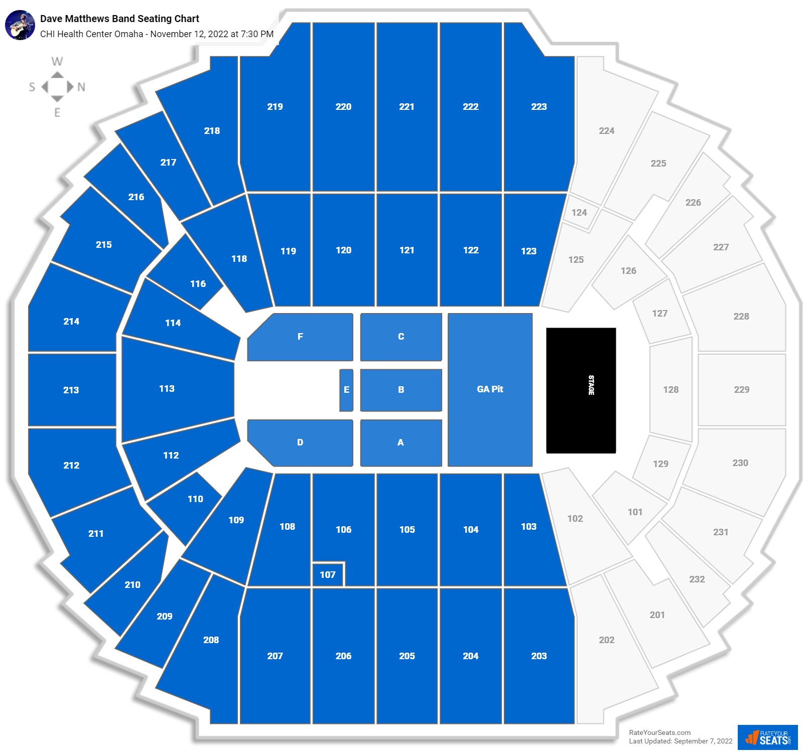 CHI Health Center Omaha Concert Seating Chart - RateYourSeats.com