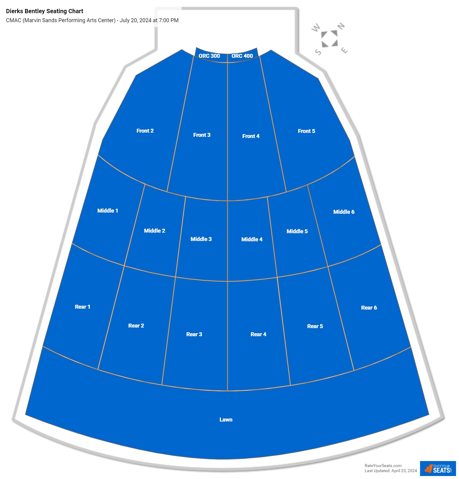 CMAC Seating Chart - RateYourSeats.com