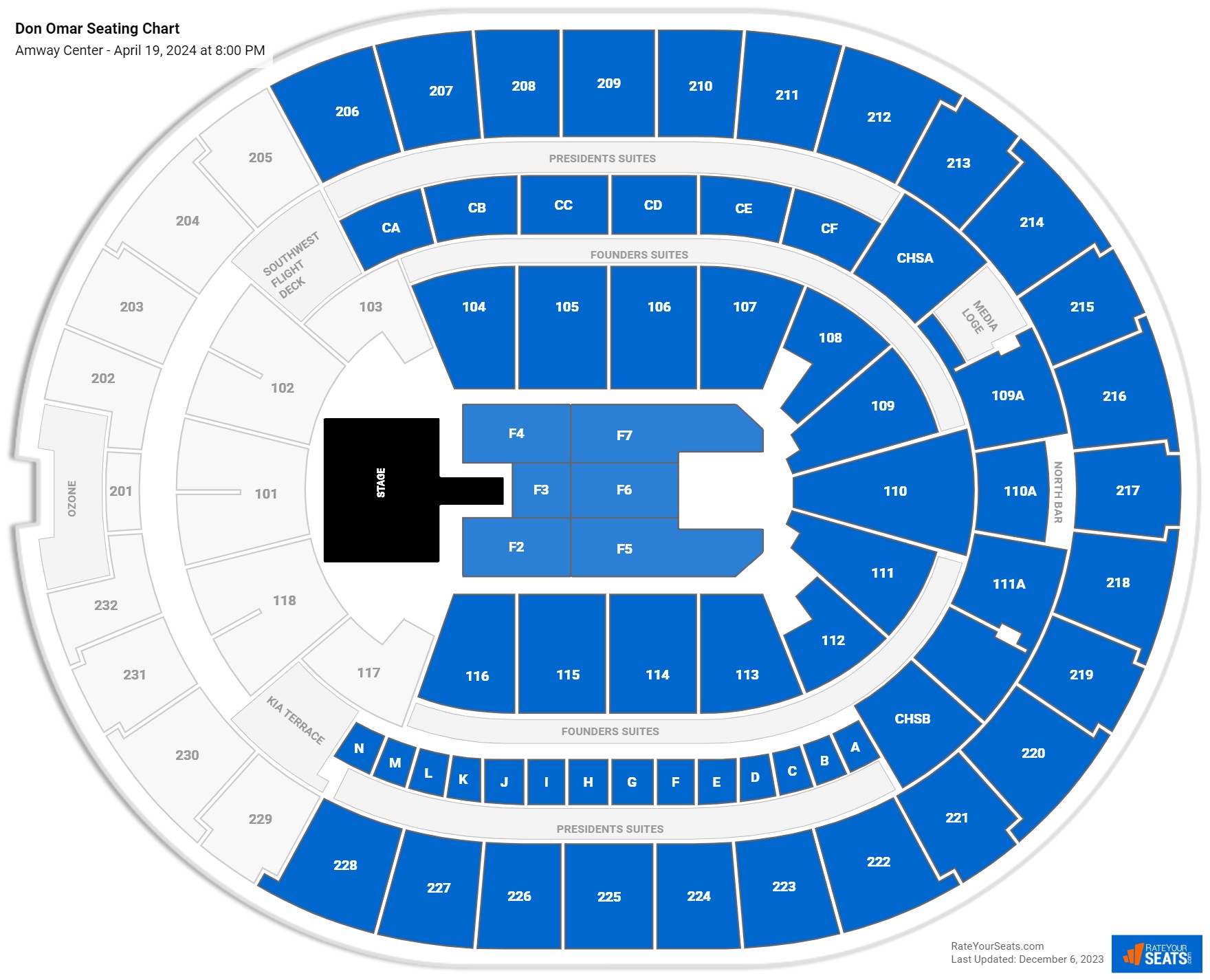 Amway Arena Solar Bears Seating Chart | Cabinets Matttroy
