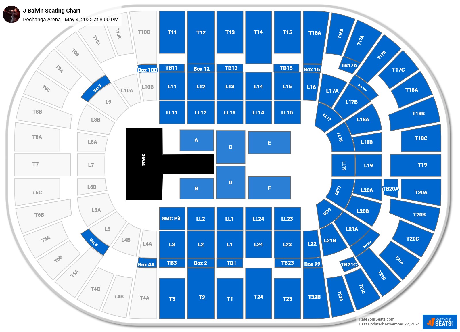 Pechanga Arena Seating Chart - RateYourSeats.com