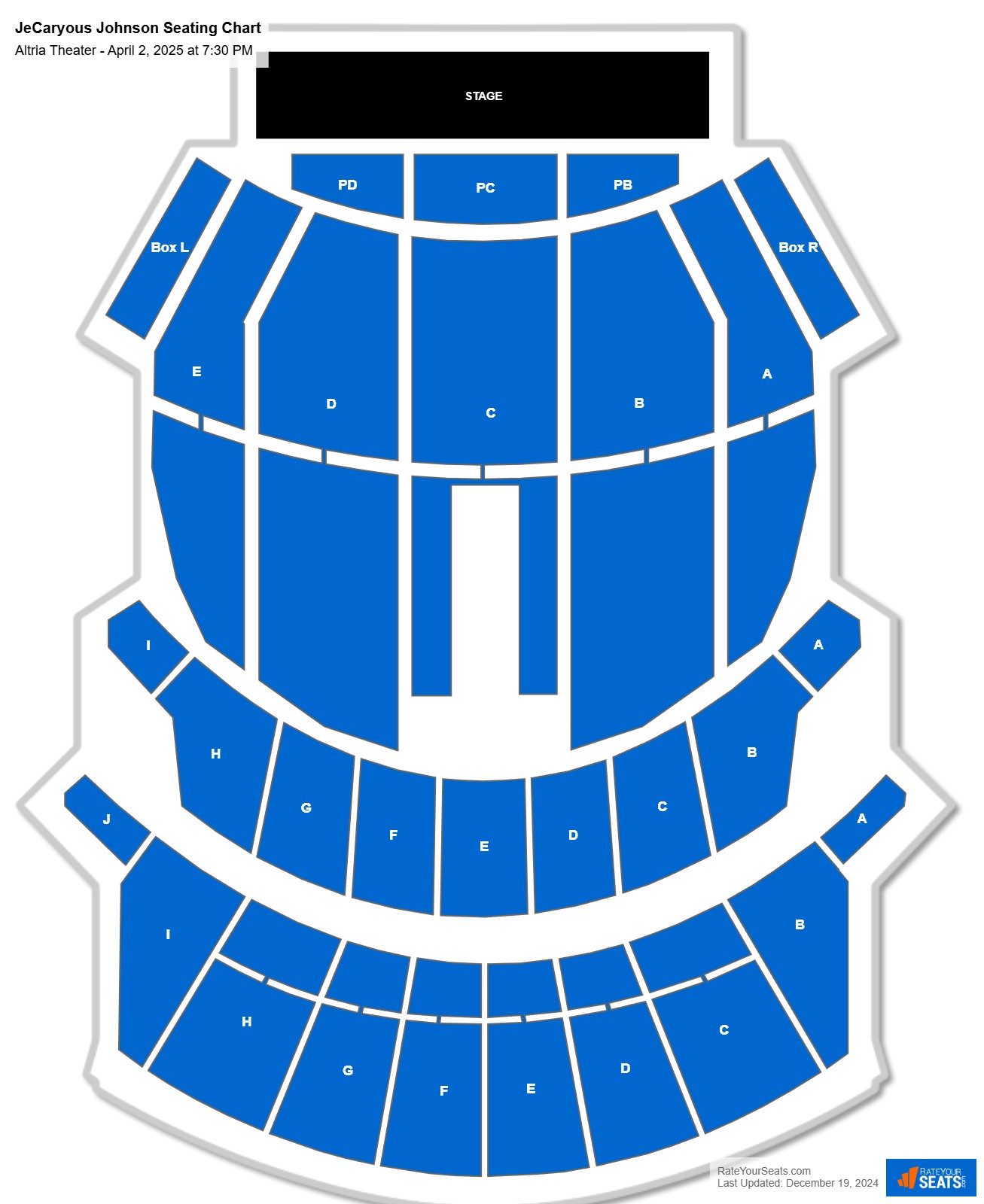 Altria Theater Seating Chart - RateYourSeats.com