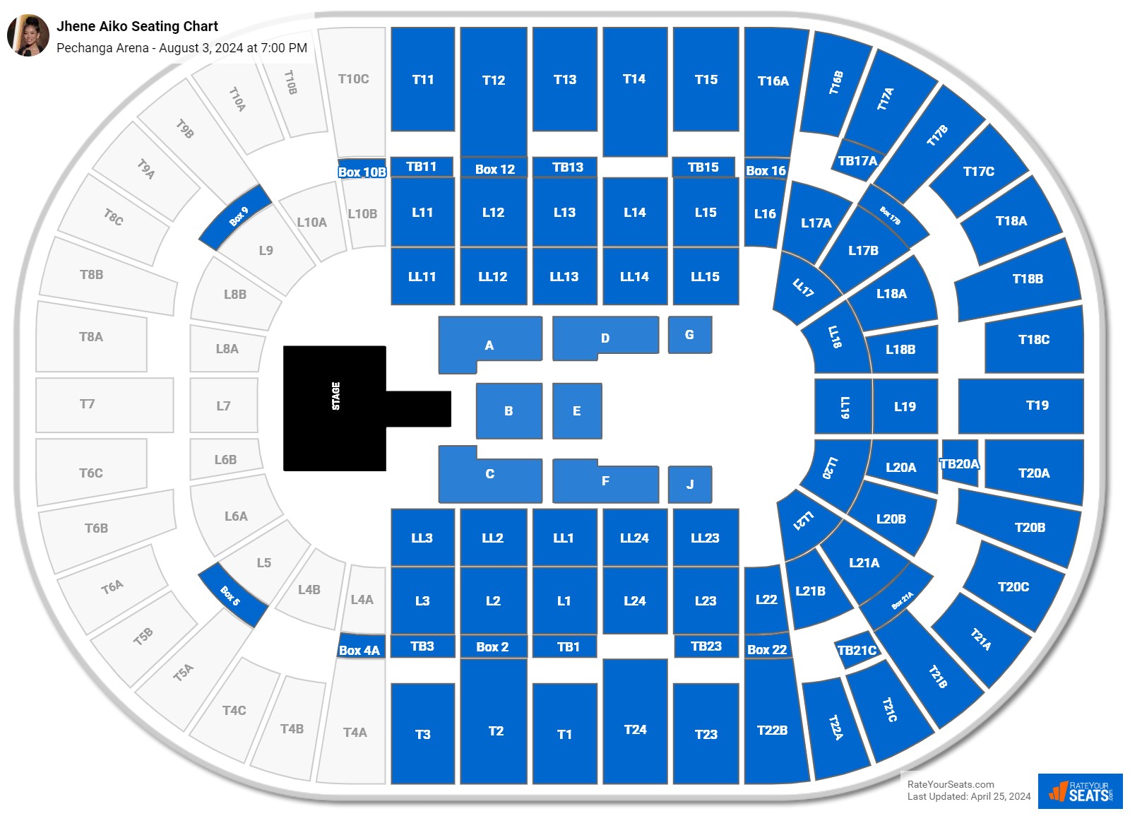 Pechanga Arena Seating Chart - RateYourSeats.com