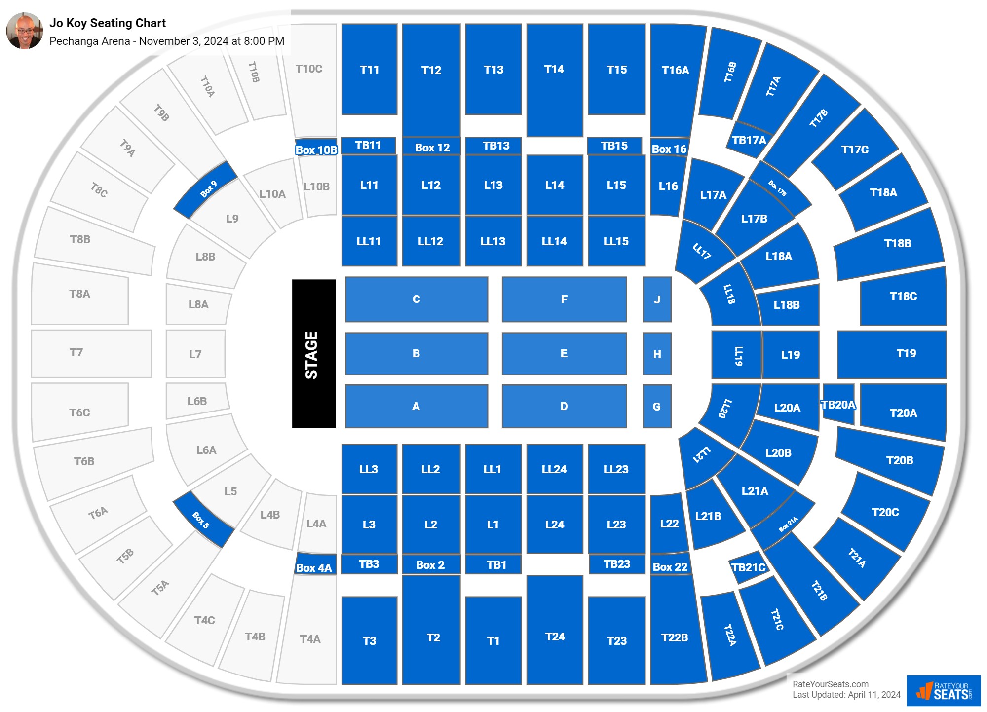 Pechanga Arena Seating Chart - RateYourSeats.com