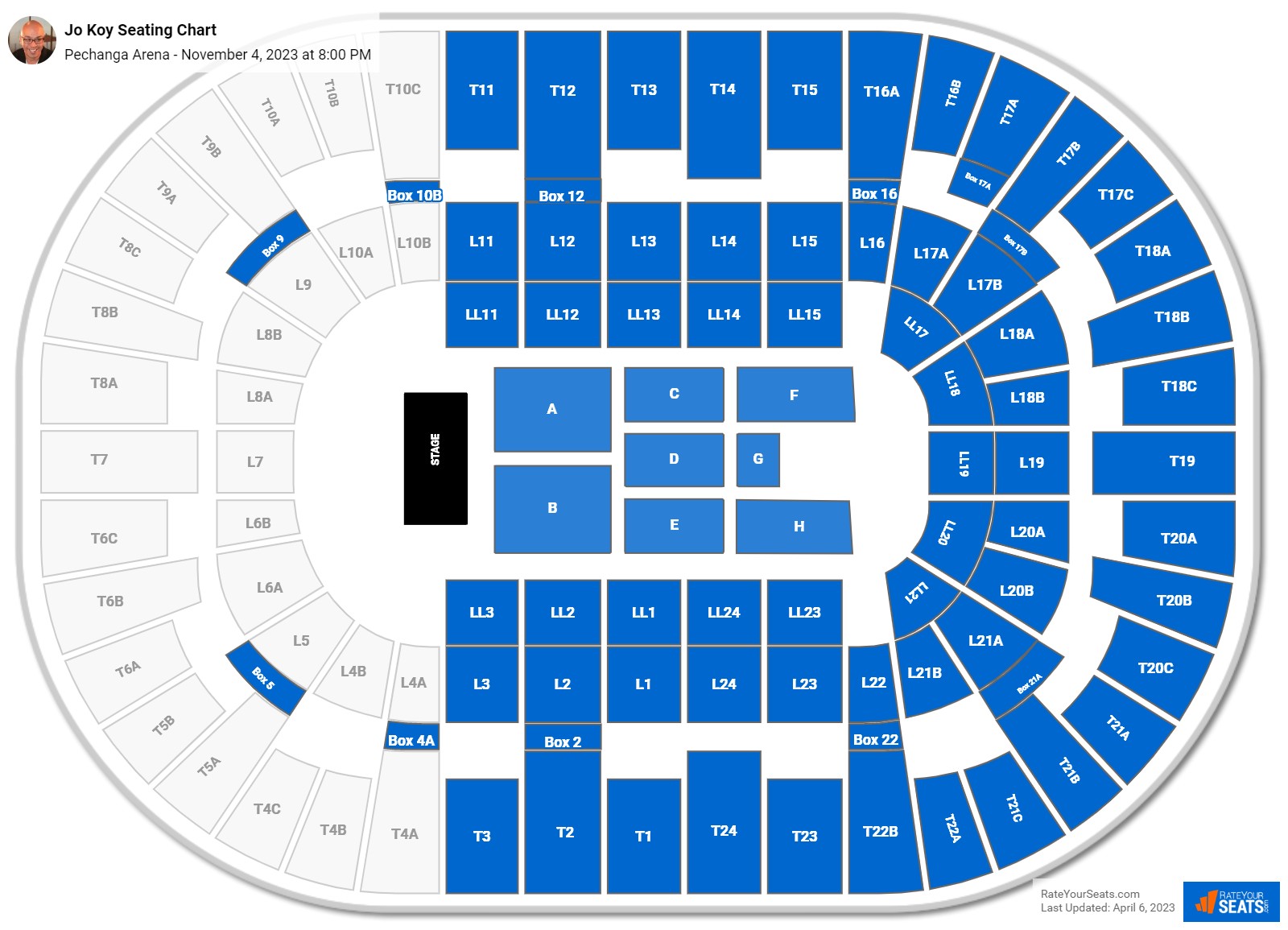 Pechanga Arena Seating Chart - RateYourSeats.com