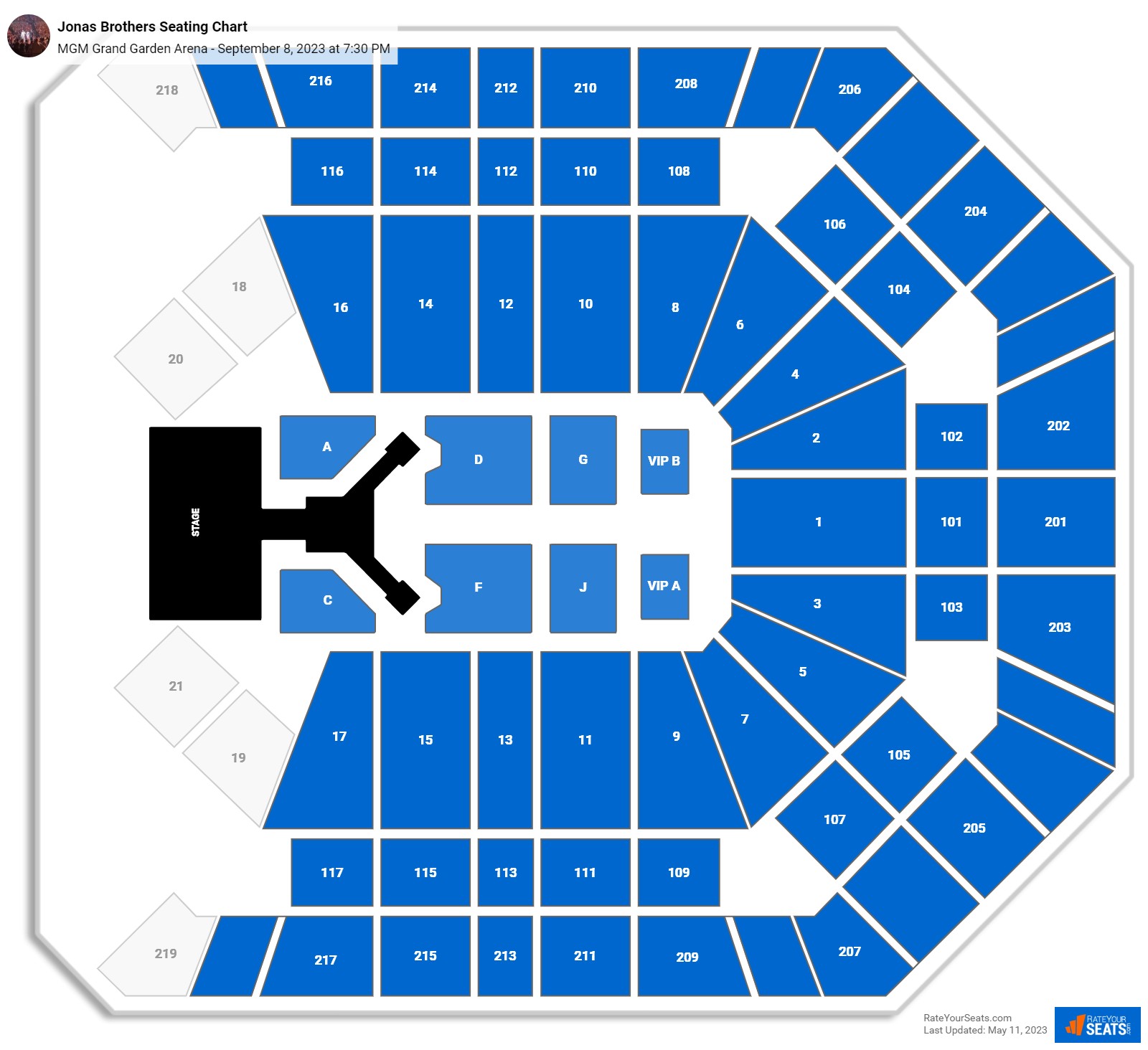 MGM Grand Garden Arena Seating Chart - RateYourSeats.com MGM Grand Garden Arena Seating Chart - RateYourSeats.com