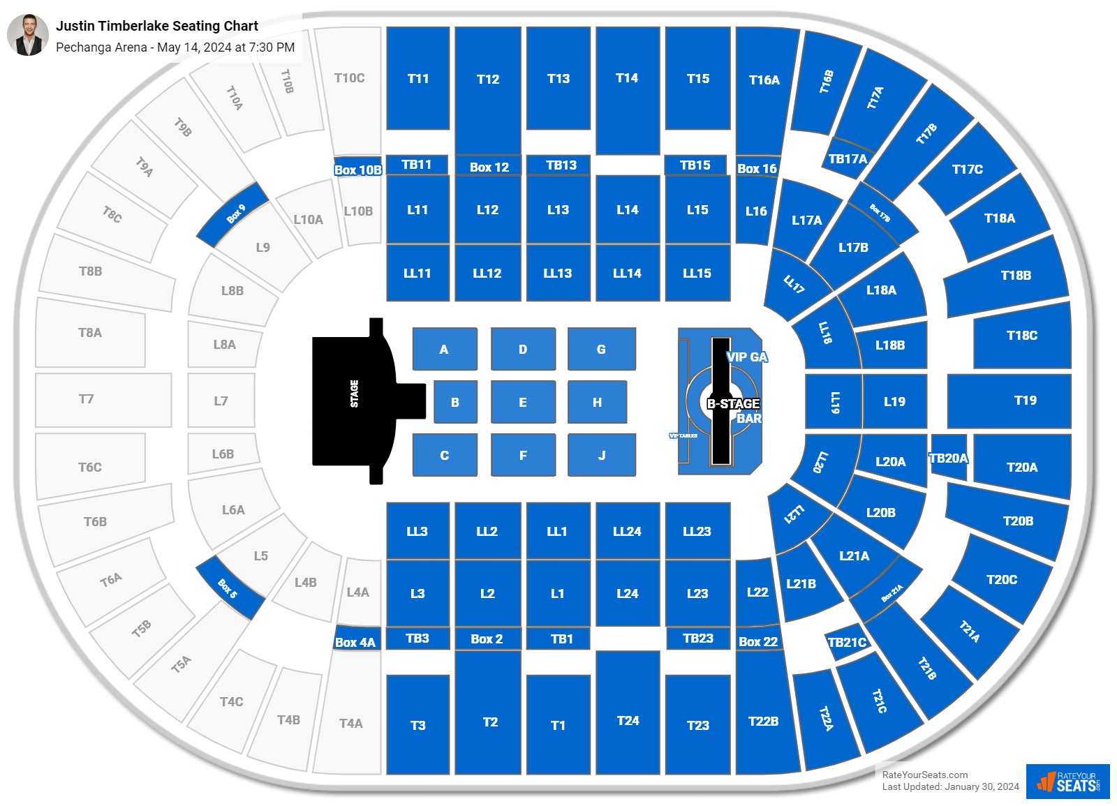 Pechanga Arena Seating Chart - RateYourSeats.com