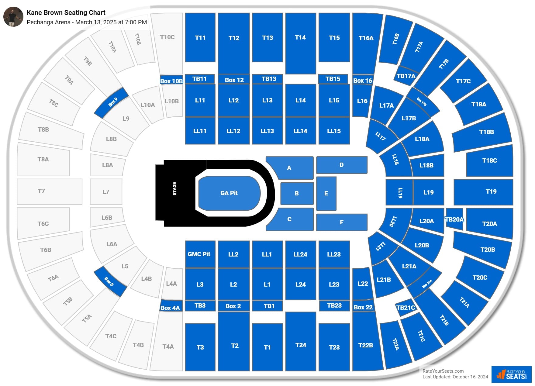 Pechanga Arena Seating Chart - RateYourSeats.com